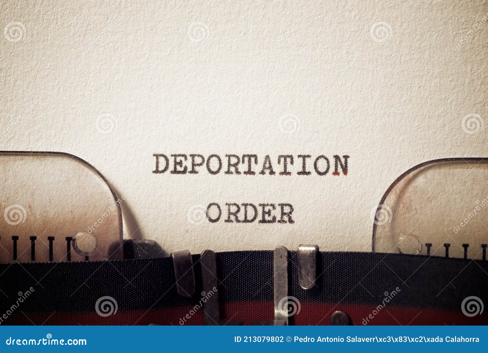 Deportation order concept stock photo. Image of information - 213079802