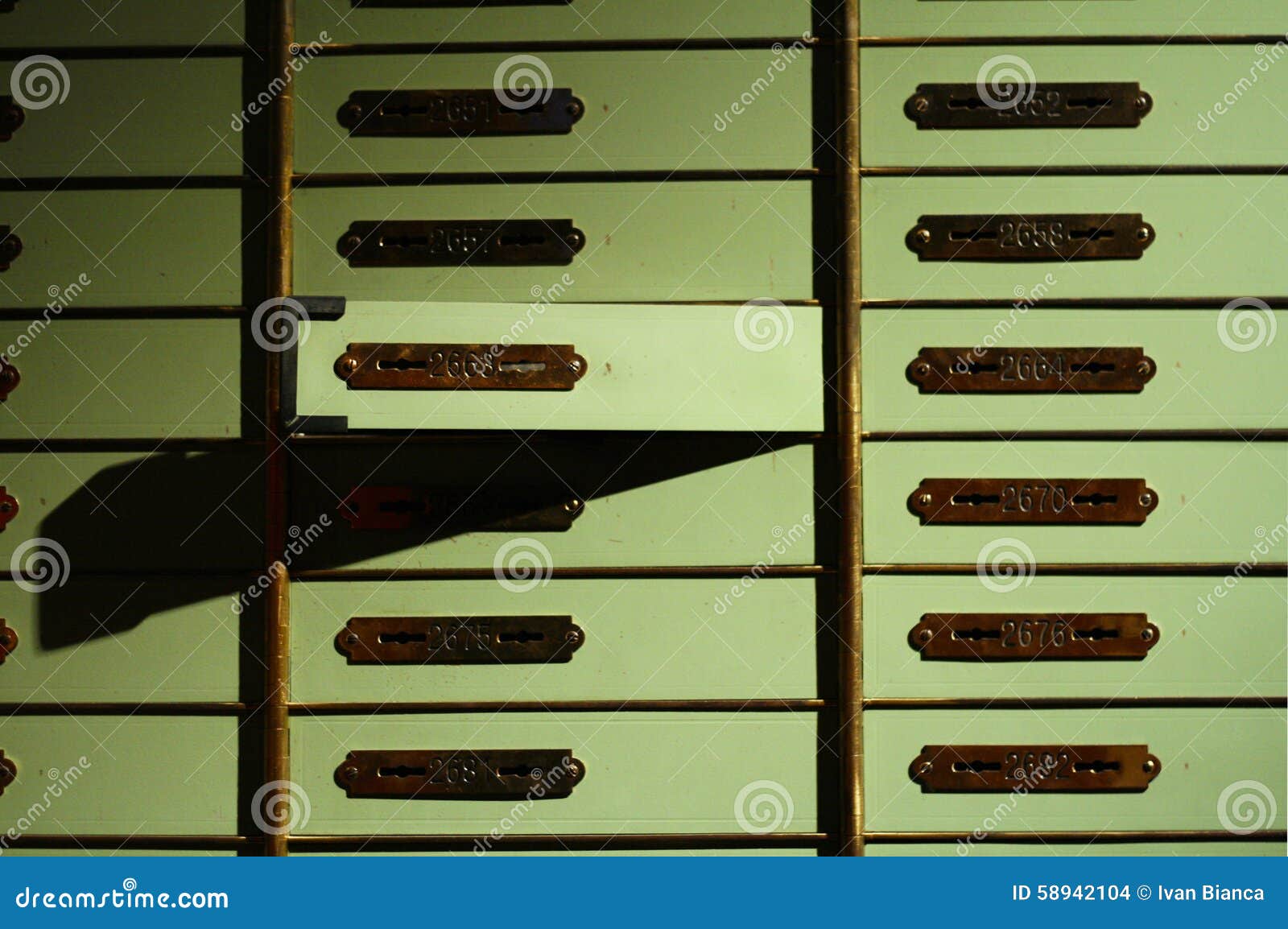 Deposit box stock photo. Image of business, antique, close - 58942104