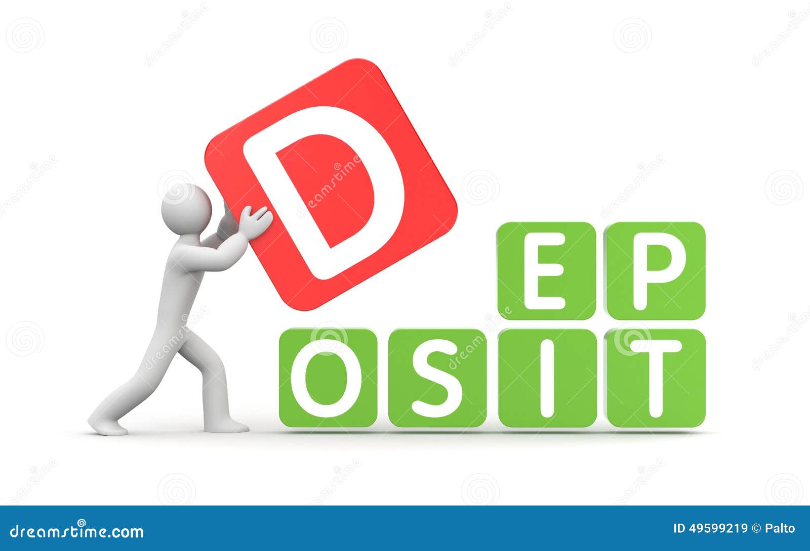 Deposit stock illustration. Illustration of growing, bank - 49599219 Deposit stock illustration. Illustration of growing, bank - 49599219