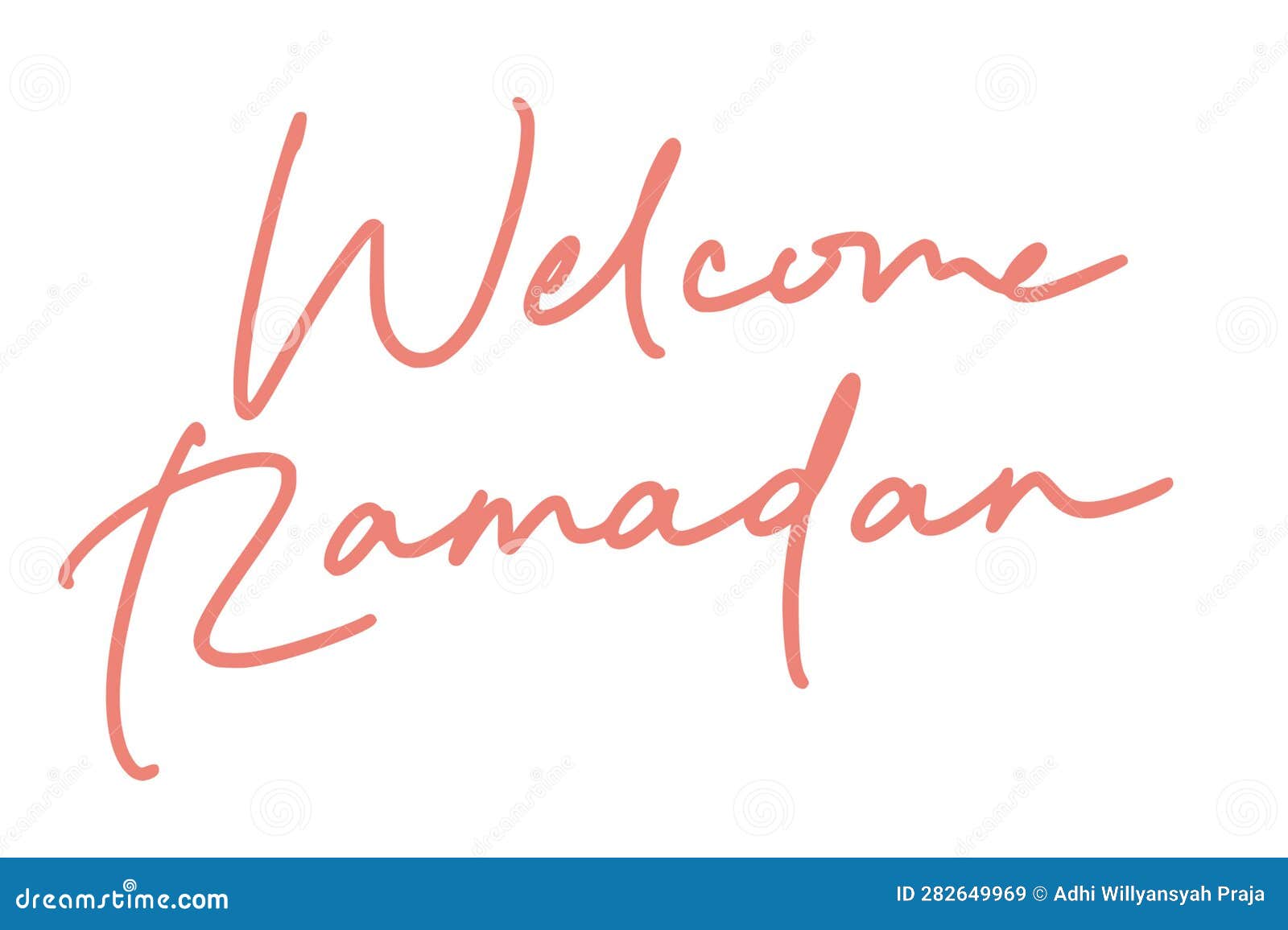 Ramadan Lettering Art Illustration Stock Vector - Illustration of ...