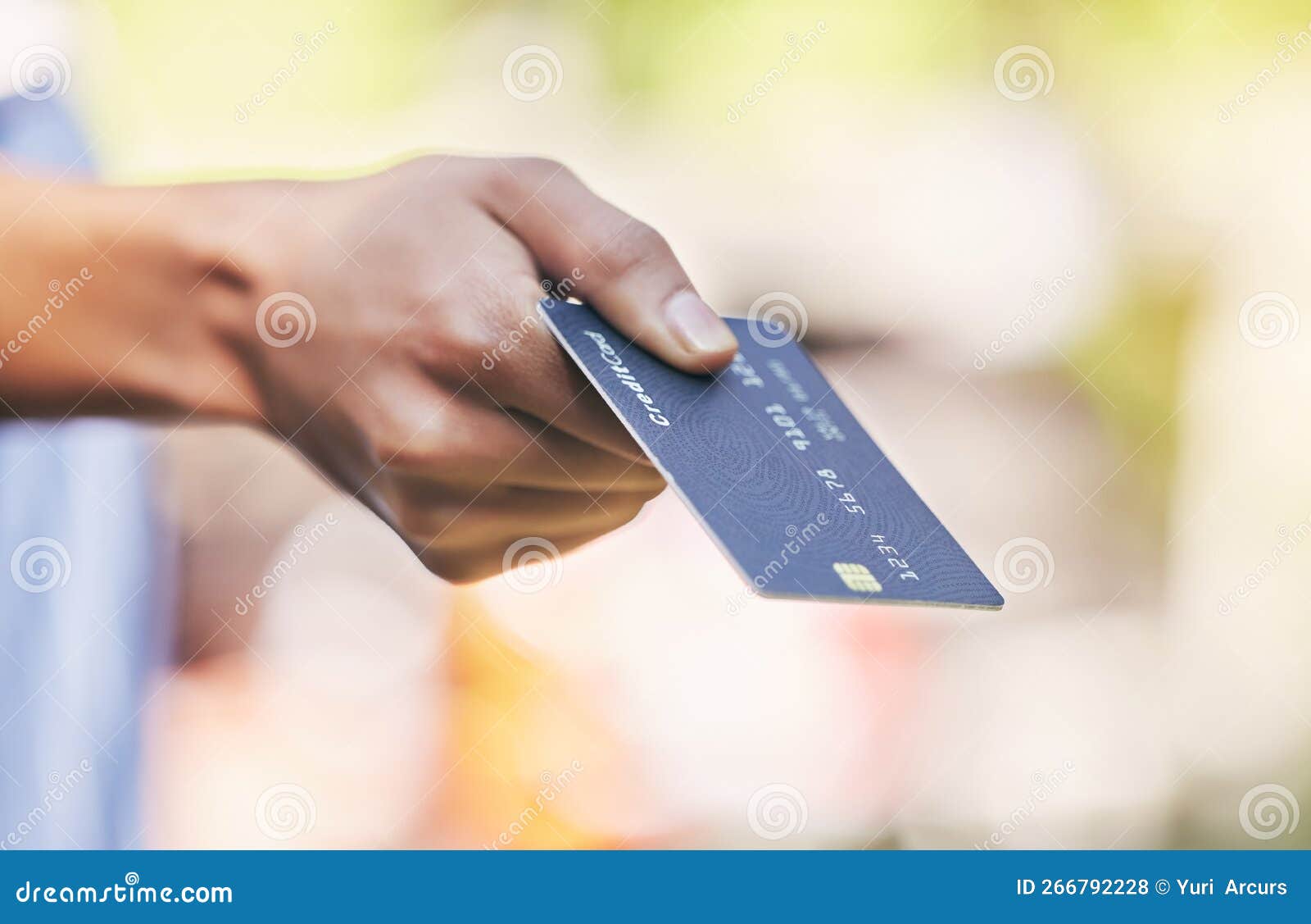 The Deposit Just Cleared. a Woman Making a Purchase Using Her Card ...
