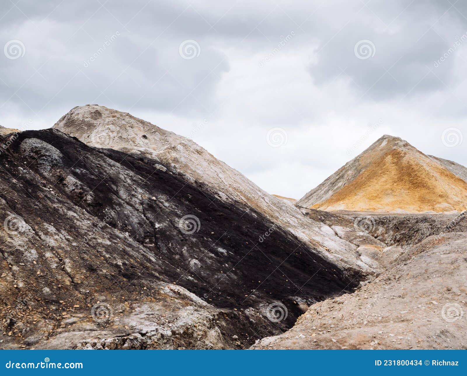 A Deposit of Refractory Clay. a Quarry for the Extraction of Natural ...