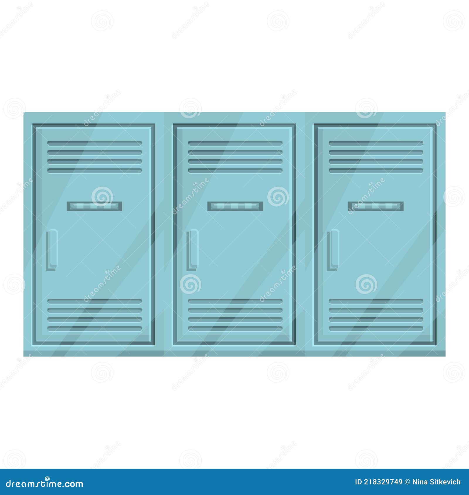 Deposit Room Locker Icon, Cartoon Style Stock Vector - Illustration of ...