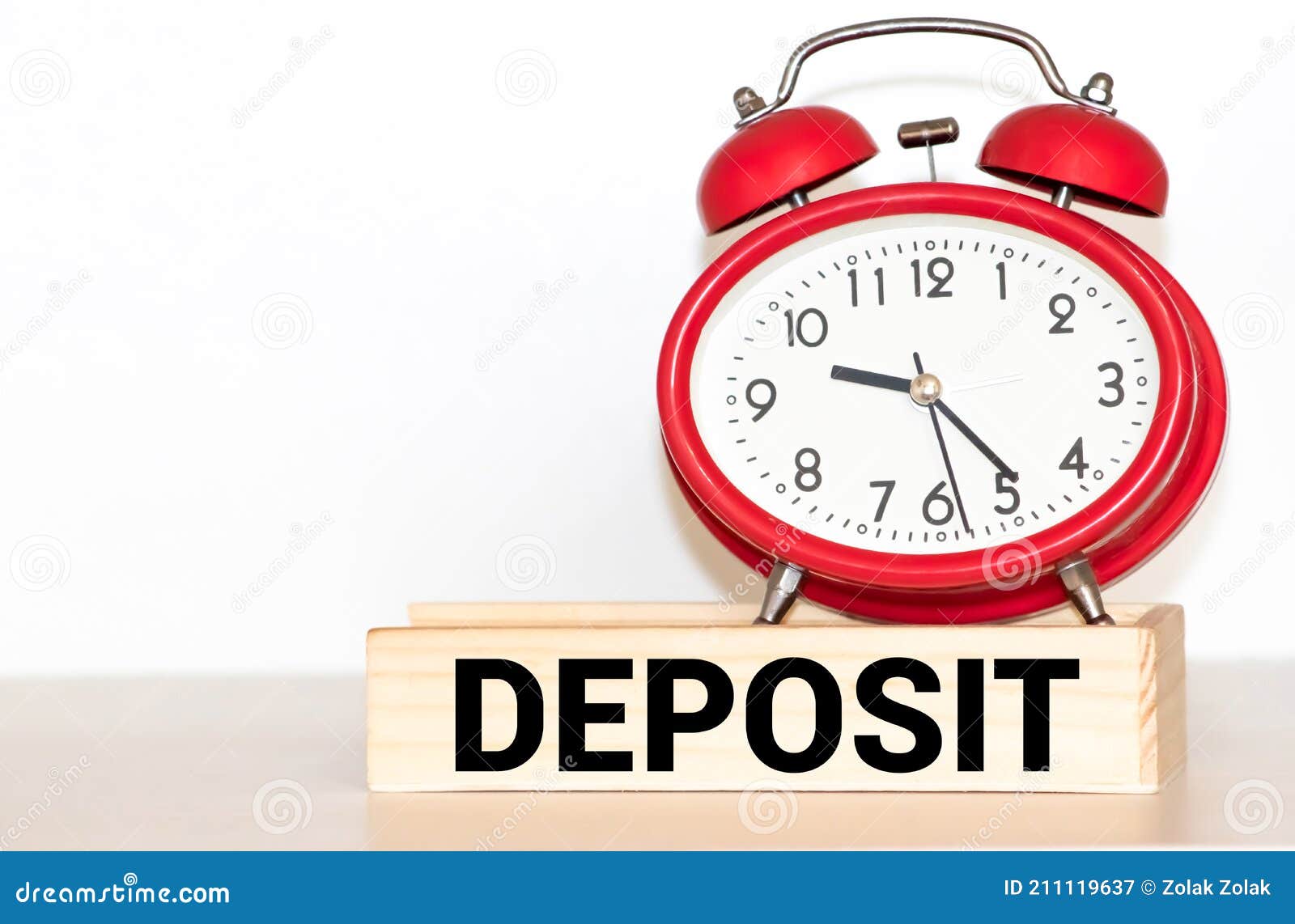DEPOSIT Word on Cubes on a Light Blue Background Stock Image - Image of ...