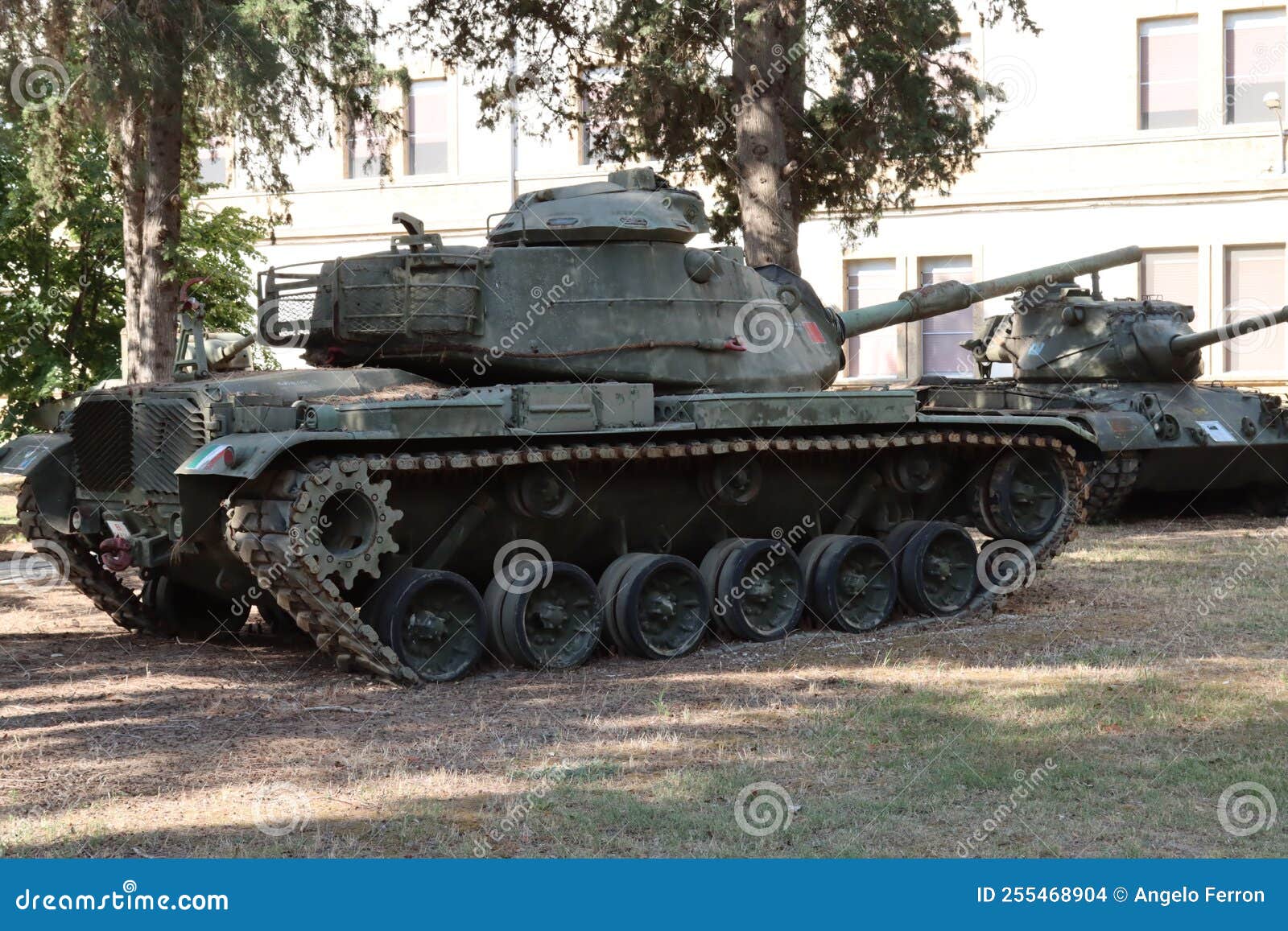 Depot of Military Tanks in the Forecourt of the Barracks Editorial ...