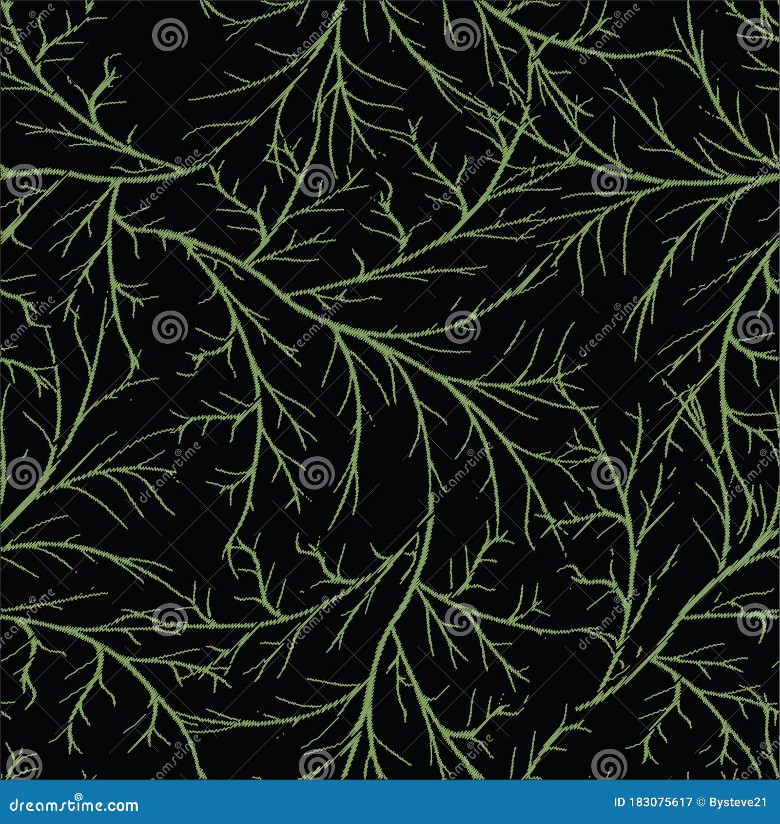 Tree Branches Design for Print Seamless Pattern Stock Vector ...