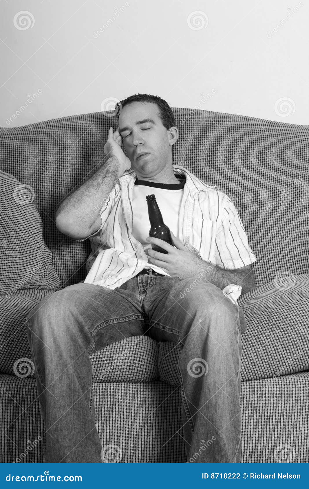 Depressed Alcoholic stock photo. Image of alone, alcoholic - 8710222