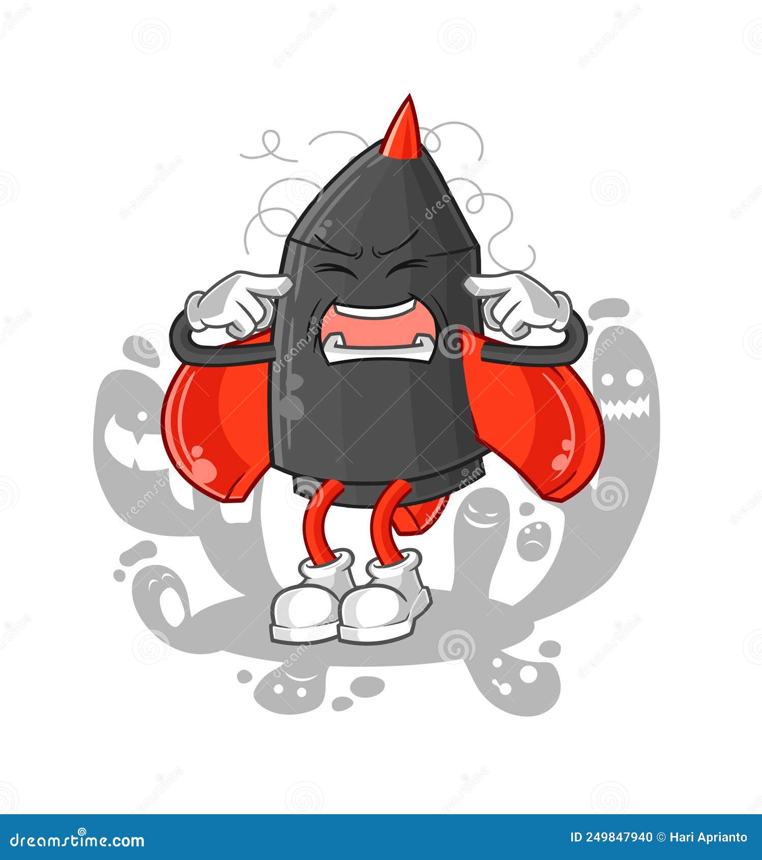 Dart Sick Vector. Cartoon Character | CartoonDealer.com #249847301