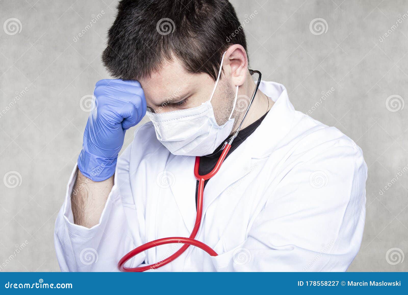 Depressed Doctor Cannot Cope with the Situation at Work, the Concept of ...