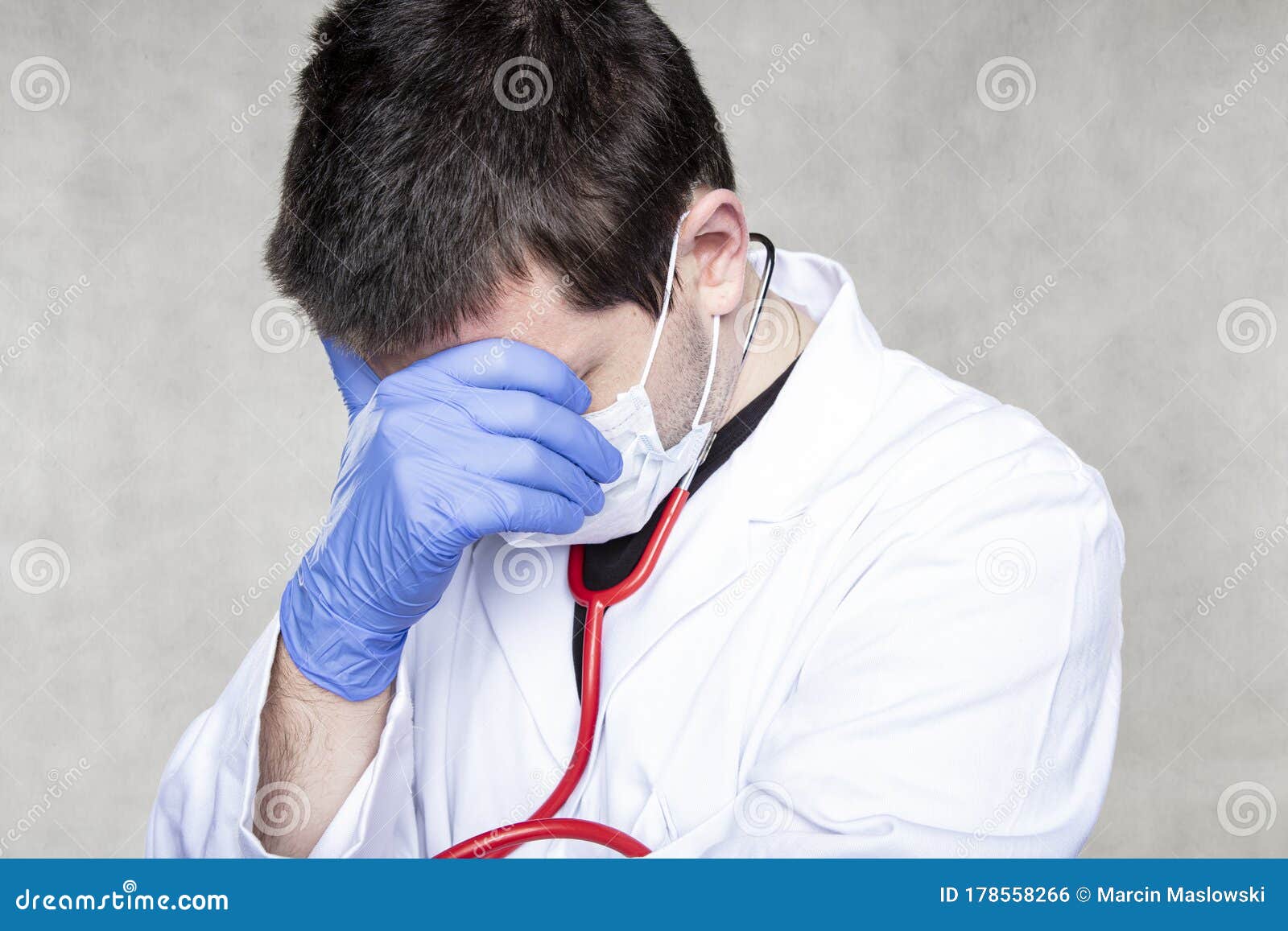 Depressed Doctor Cannot Cope with the Situation at Work, the Concept of ...
