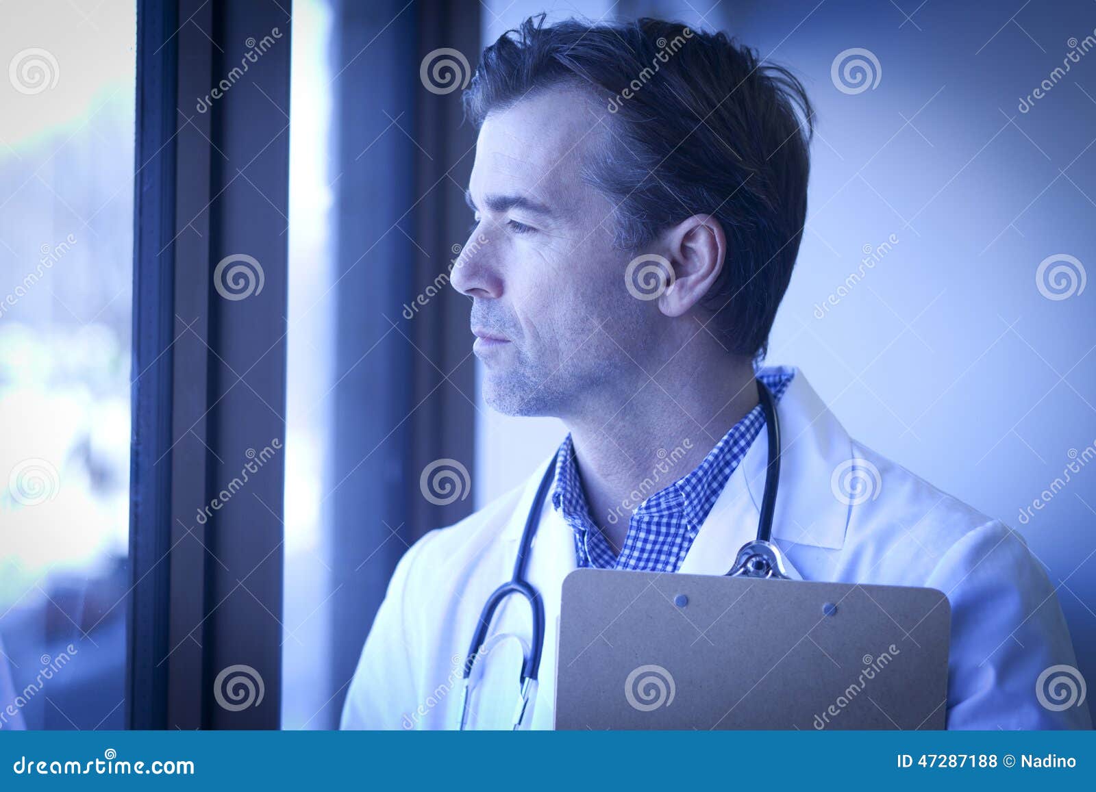 Depressed Doctor stock photo. Image of doctor, guilt - 47287188