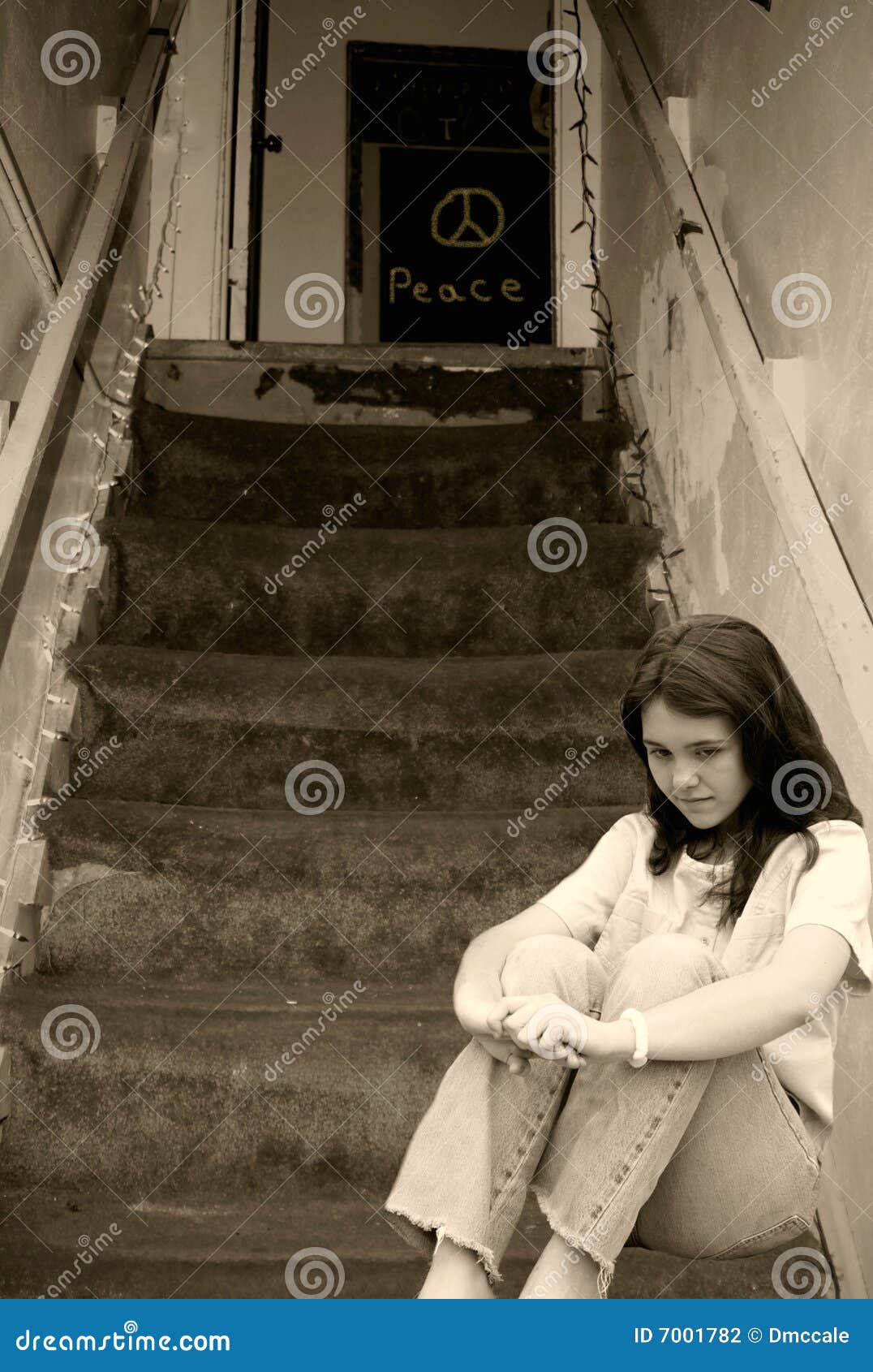 Depressed girl stock photo. Image of anxiety, distressed - 7001782