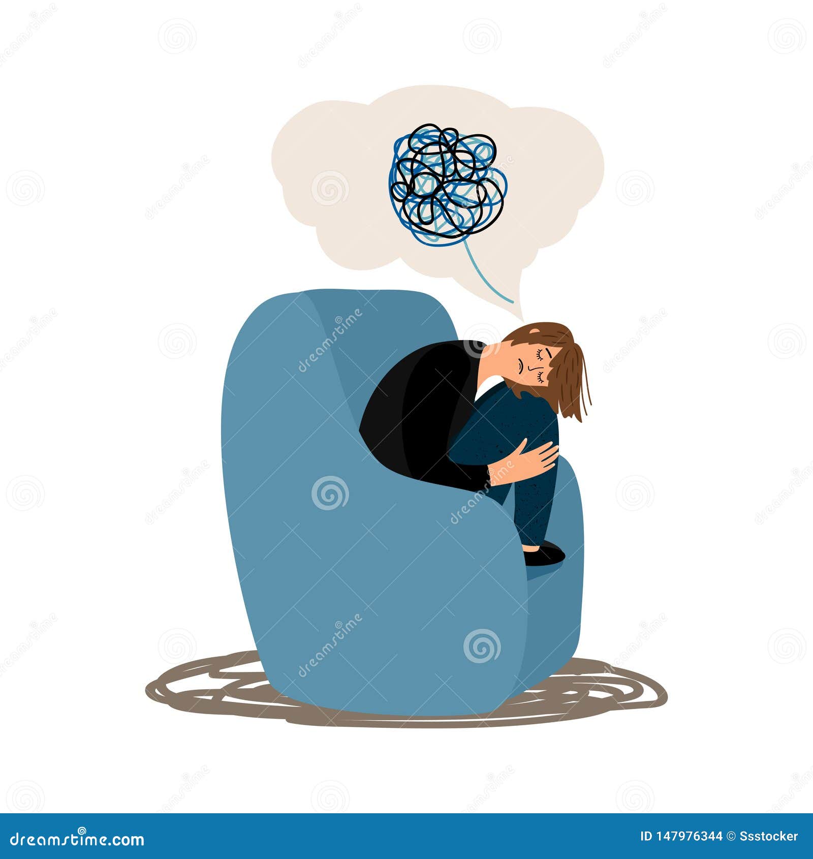 Tangled Brain Royalty-Free Stock Photography | CartoonDealer.com #61365467