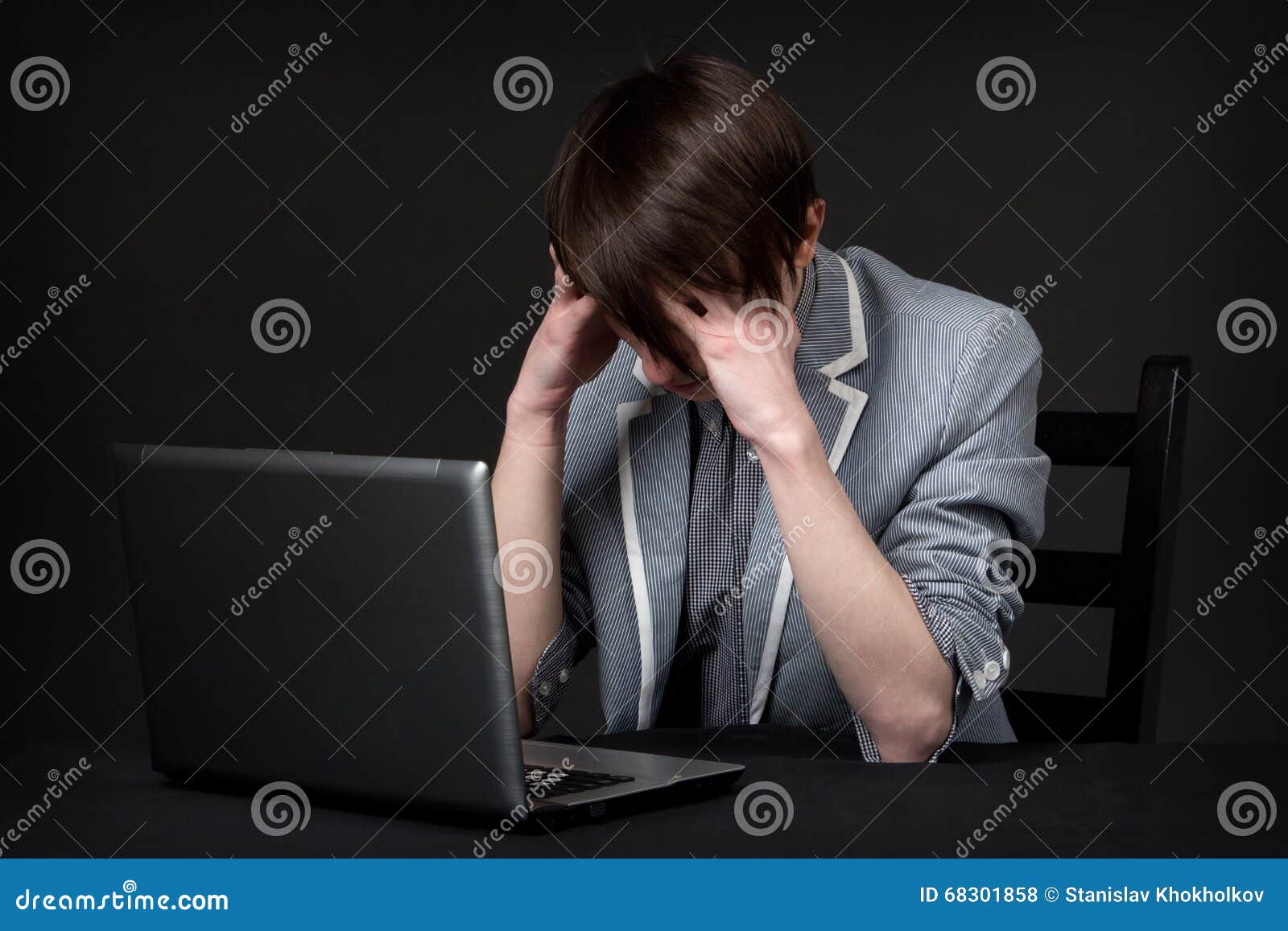 Depressed guy stock photo. Image of sadness, pain, adult - 68301858