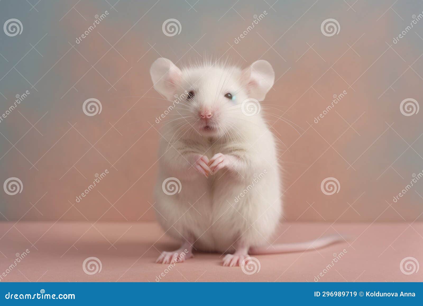 Depressed Lab Mouse Being Sad, Concept of Despair Stock Illustration ...