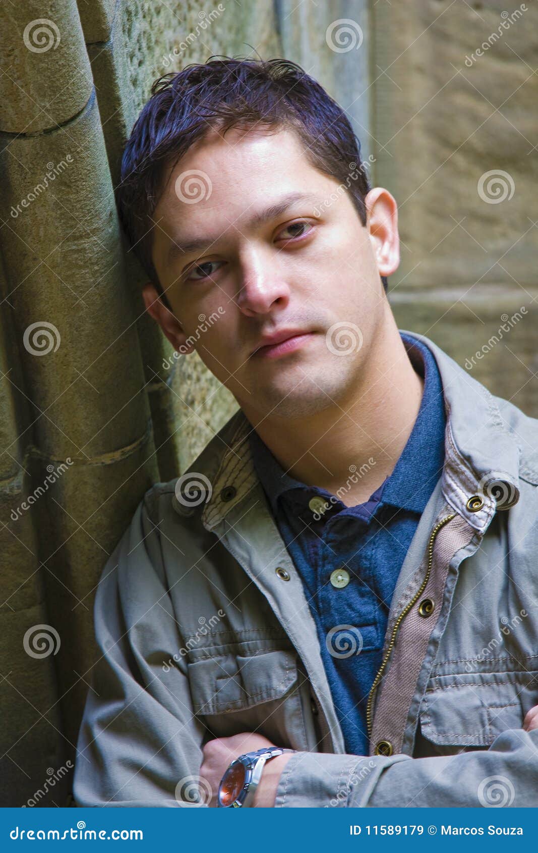 Depressed Man stock image. Image of gentleman, serene - 11589179