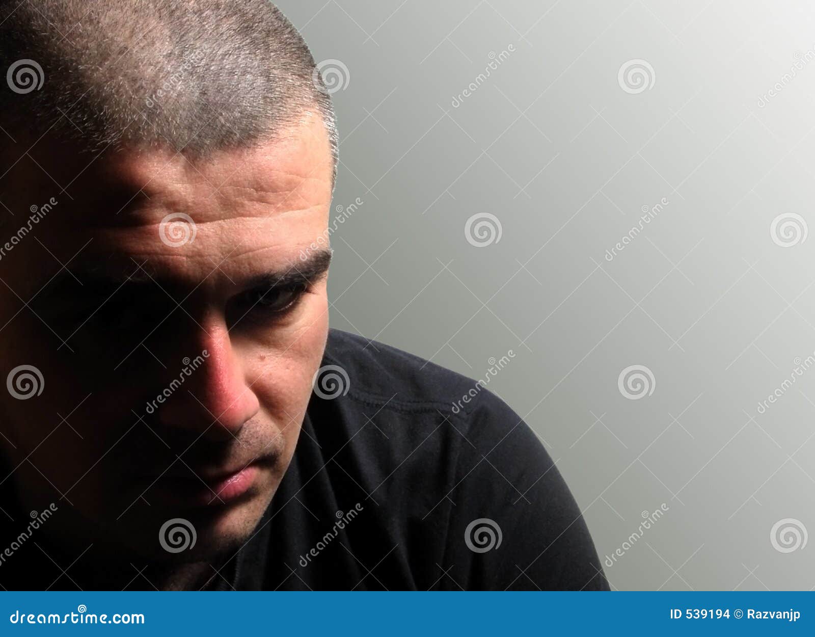 Depressed man stock photo. Image of deeply, desolated, emotions - 539194