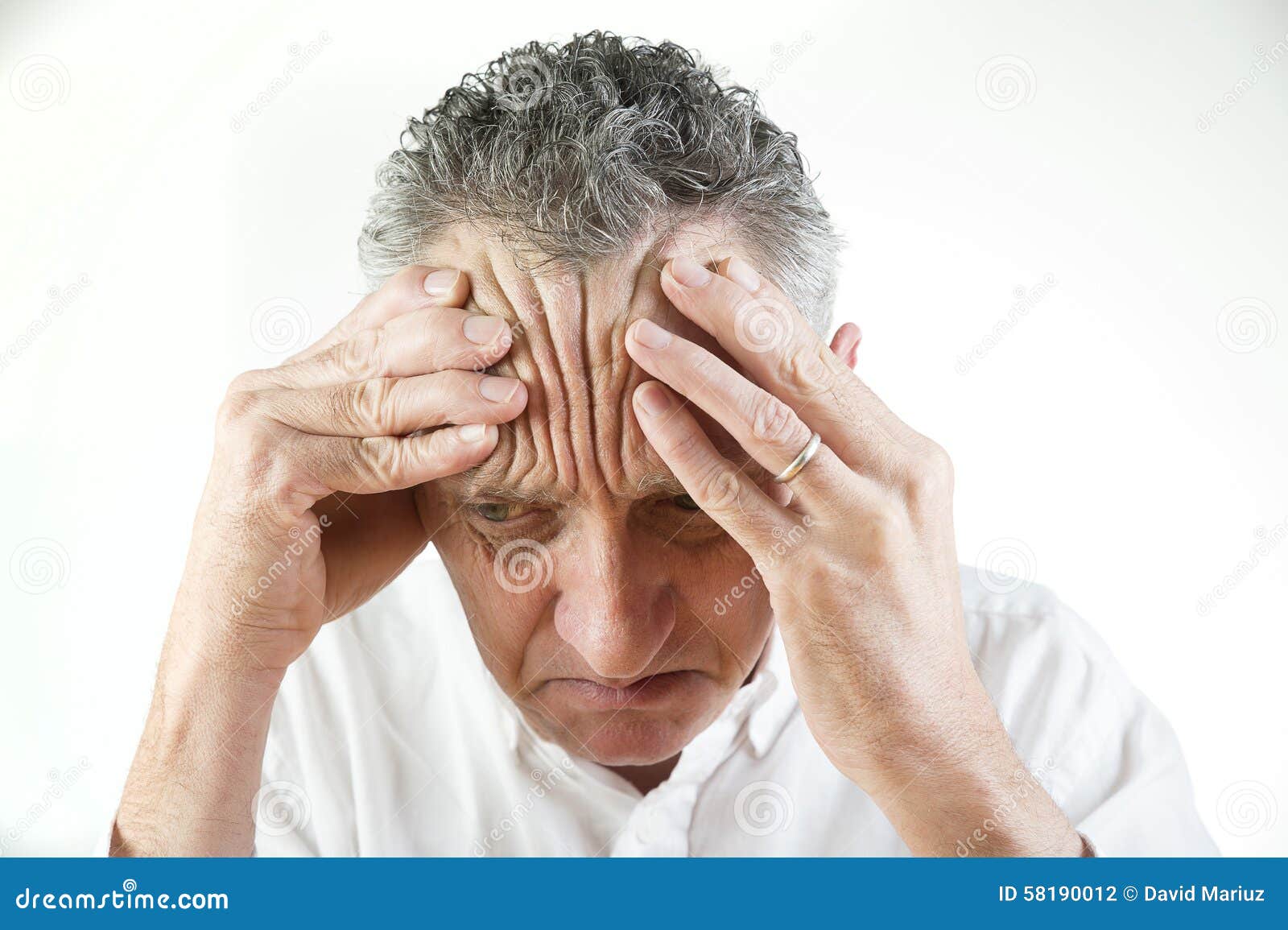 Depressed man stock photo. Image of unhappy, upset, stress - 58190012