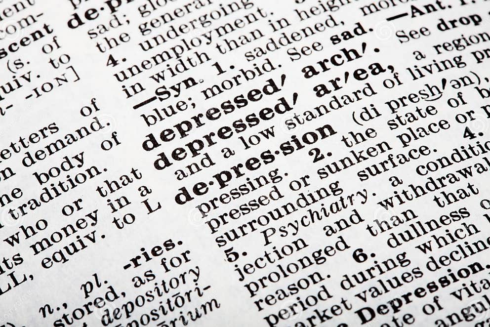 Depression stock image. Image of definition, detail, focus - 10820501