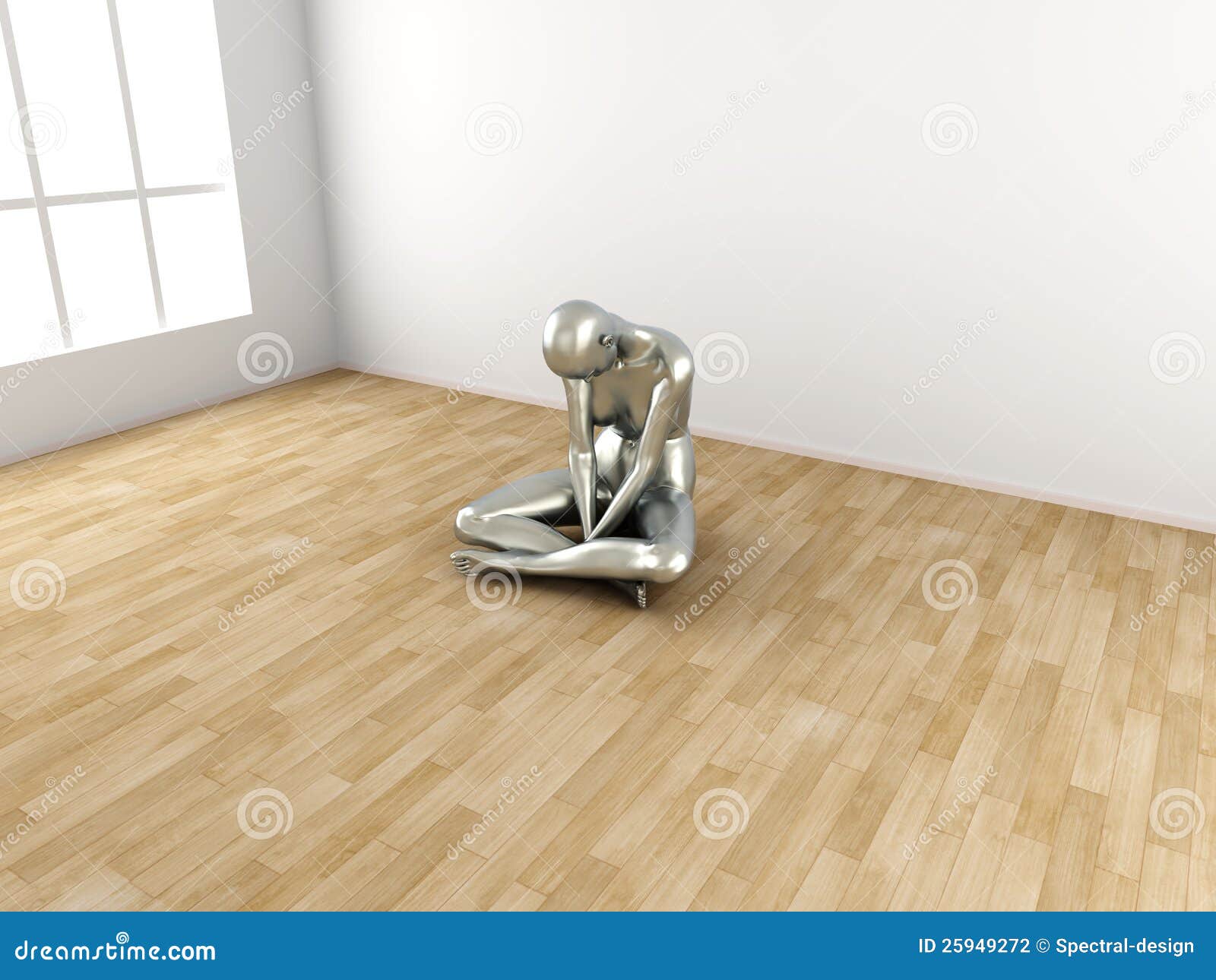 Depression stock illustration. Illustration of mood, lonesome - 25949272