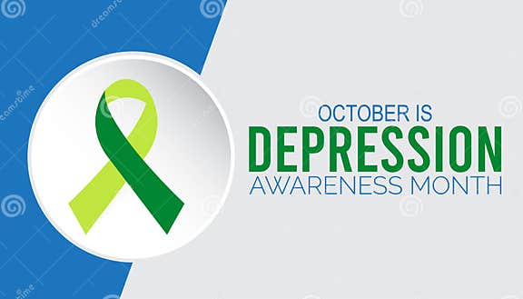 Depression Awareness Month is Observed Every Year on October. Stock ...