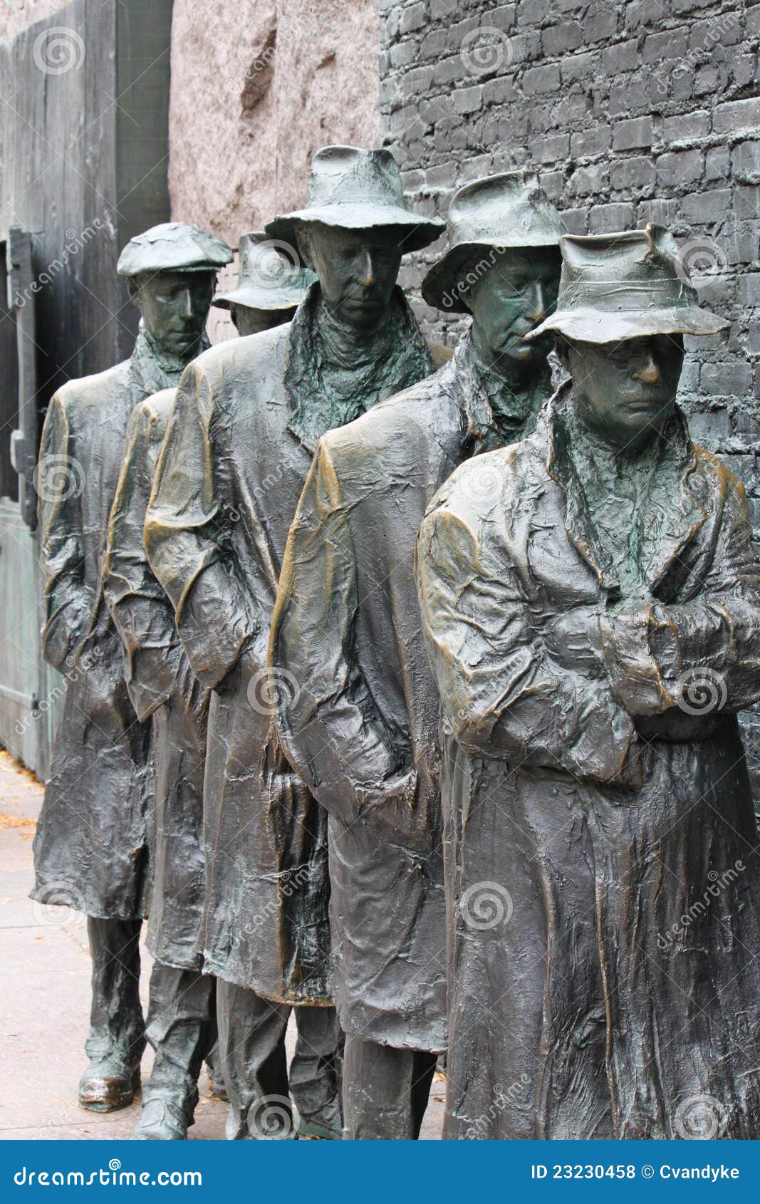 Depression Breadline FDR Memorial Washington DC Editorial Stock Photo ...