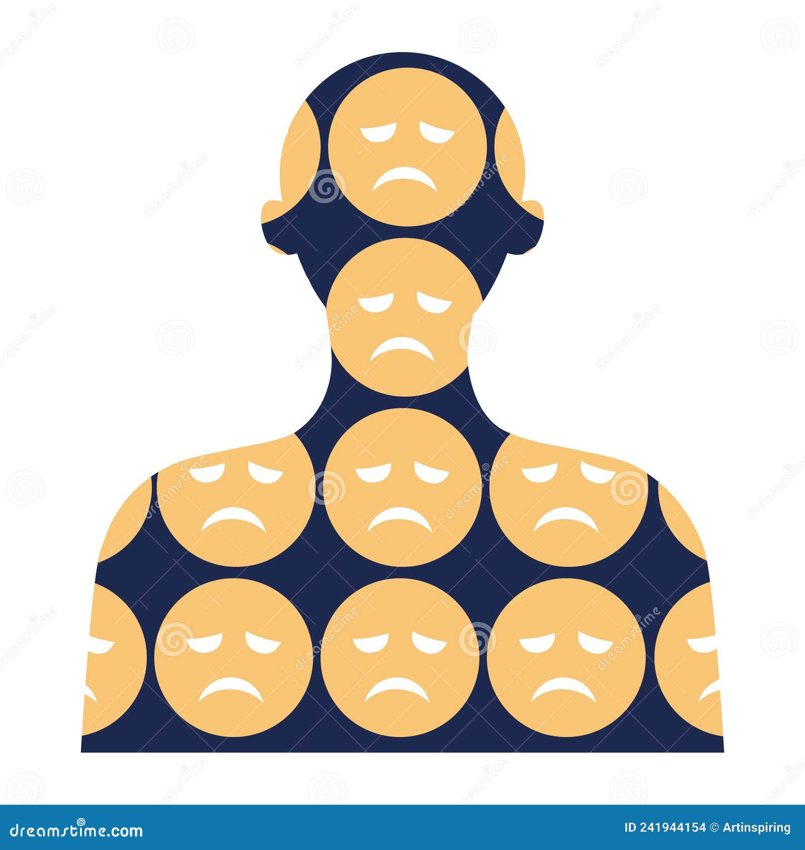 Depression Concept. Mental Disorder, Feeling of Despair and ...