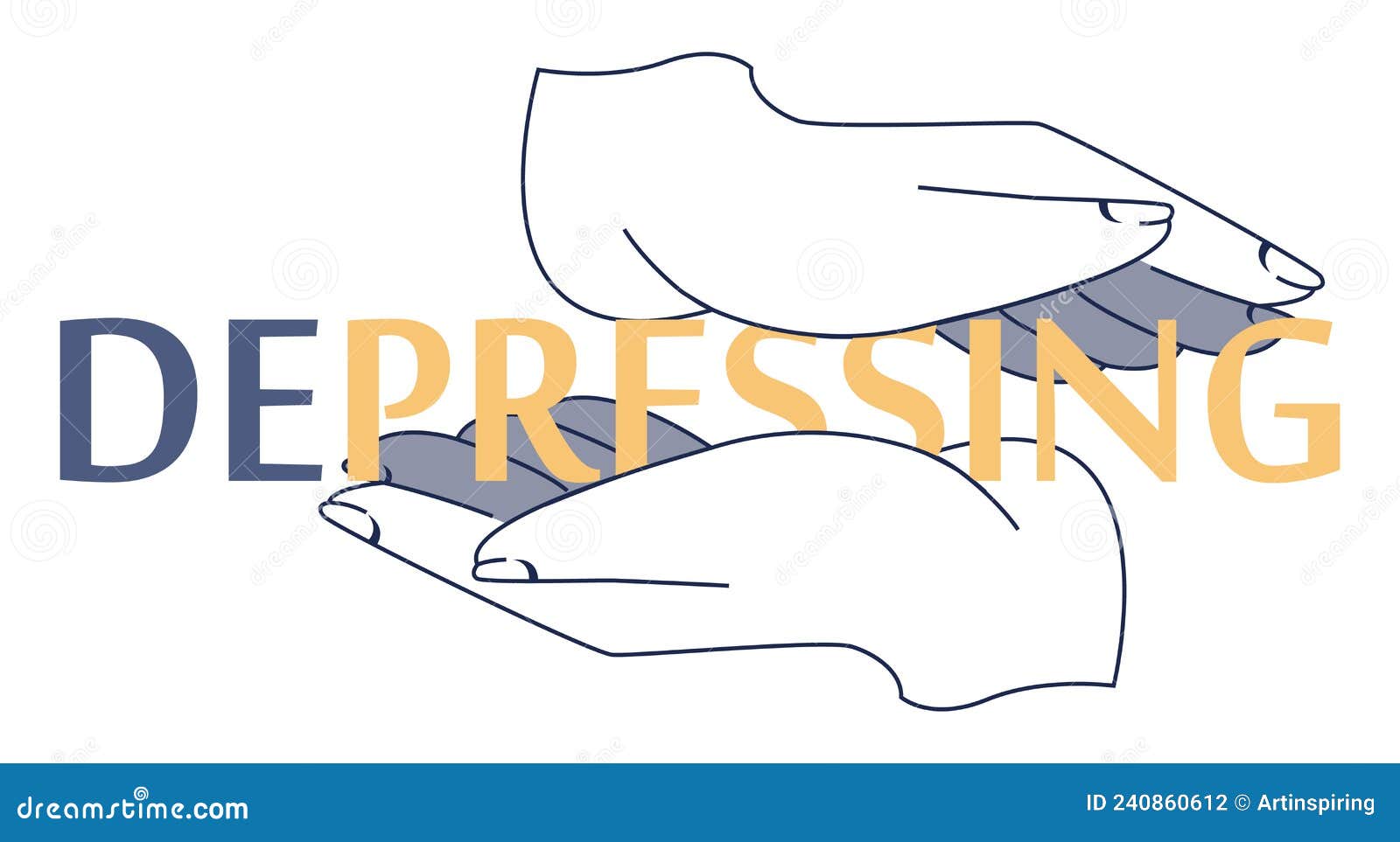 Depression Concept. Mental Disorder, Feeling of Despair and ...