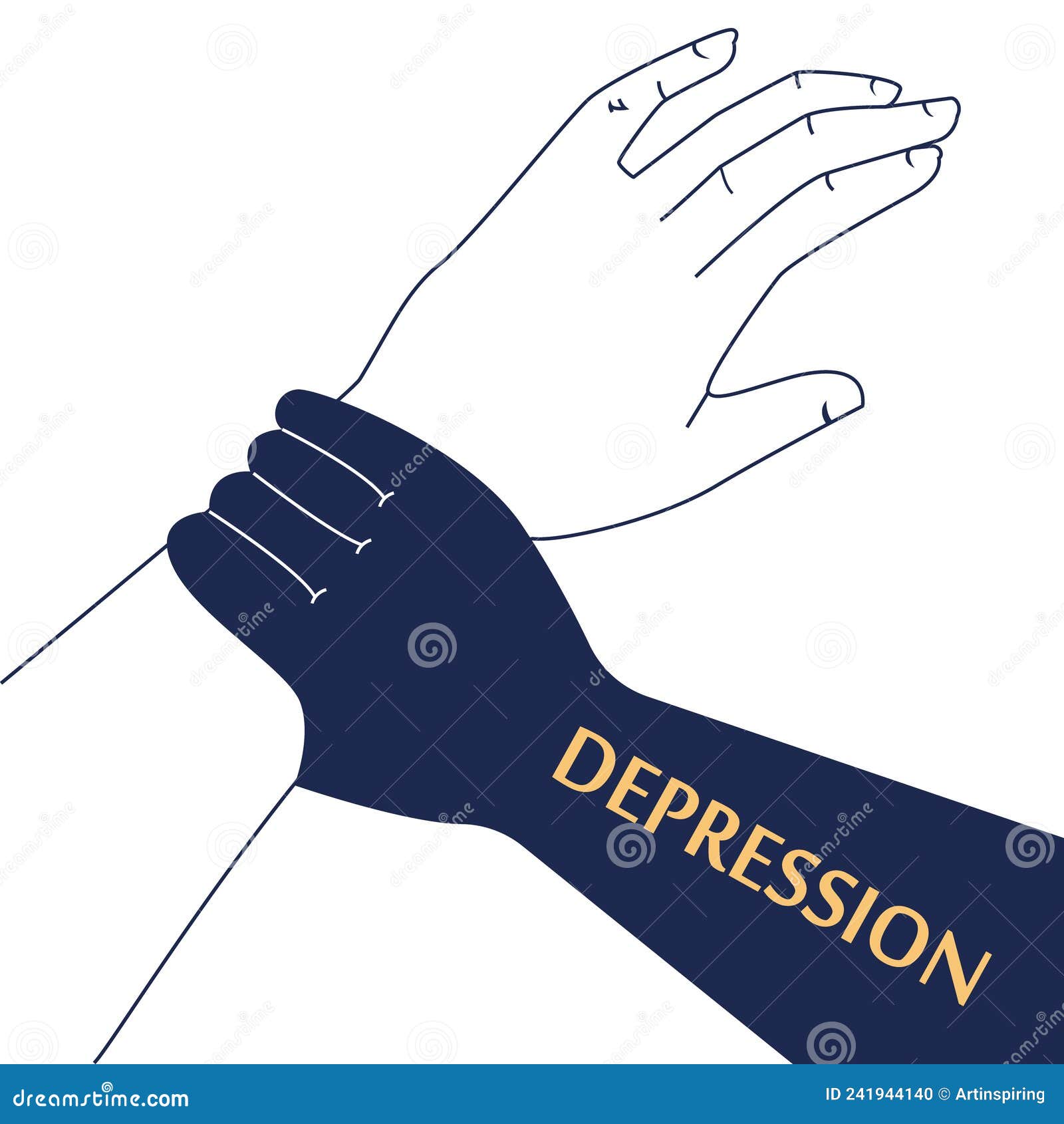 Depression Concept. Mental Disorder, Feeling of Despair and ...