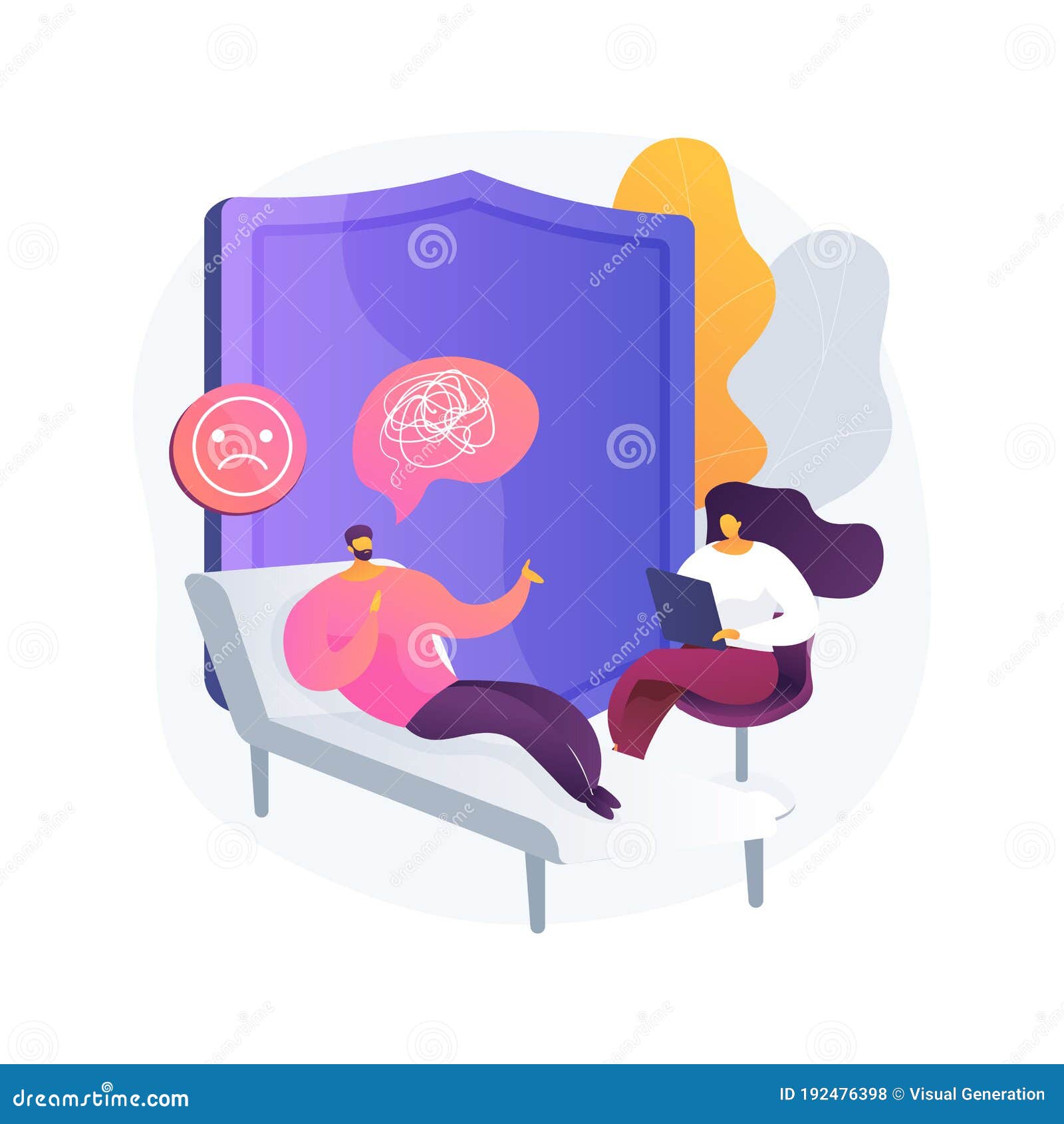 Depression Counseling Abstract Concept Vector Illustration. Stock ... Depression Counseling Abstract Concept Vector Illustration. Stock ...