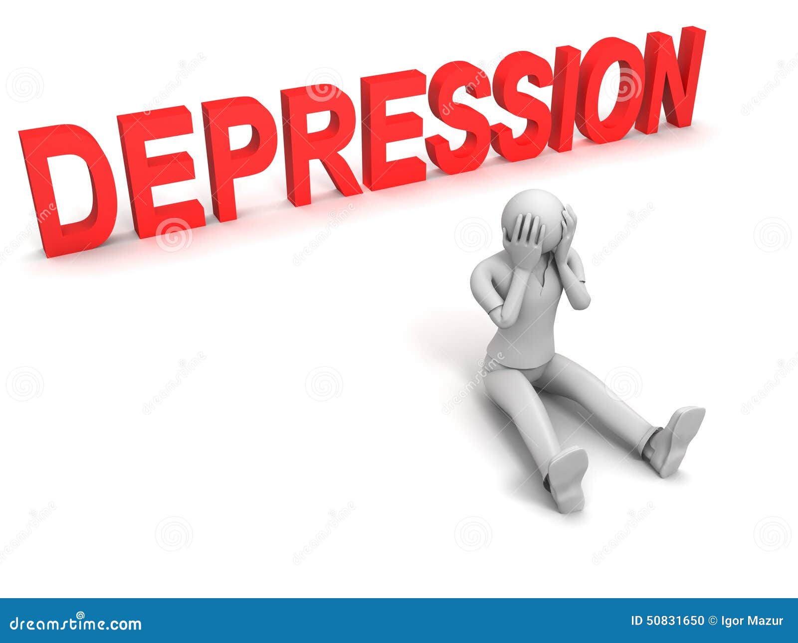 Depression stock illustration. Illustration of copy, ideas - 50831650