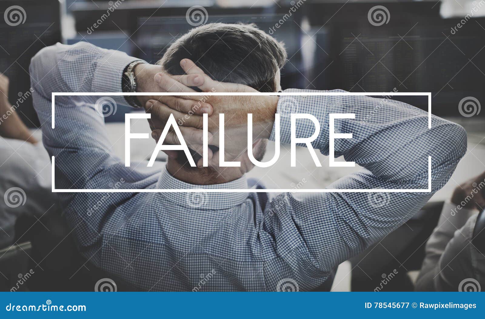 Depression Frustrated Failure Problems Business Concept Stock Image ...