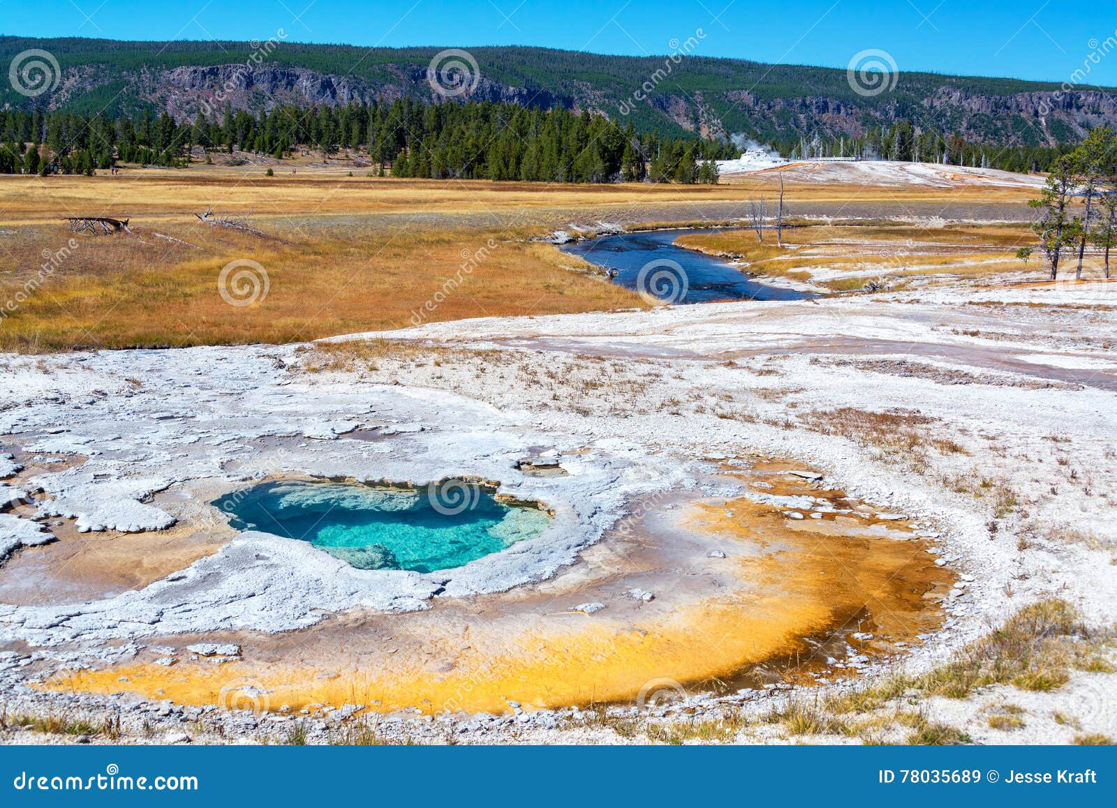 Depression Geyser View stock image. Image of united, states - 78035689