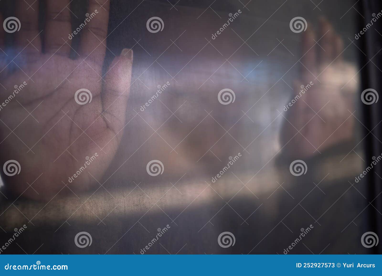 Depression Got Her Feeling Trapped. an Unrecognizable Womans Hands ...