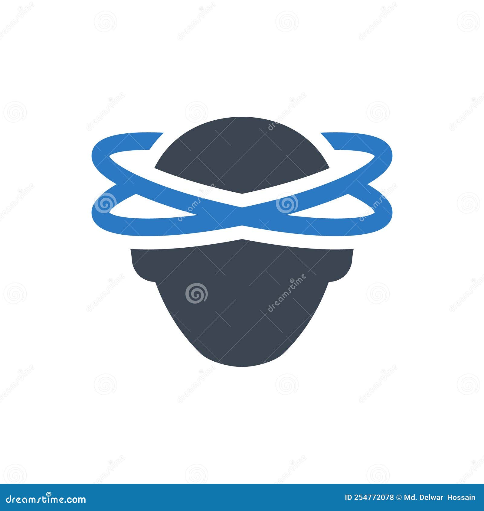 Depression icon stock vector. Illustration of stress - 254772078