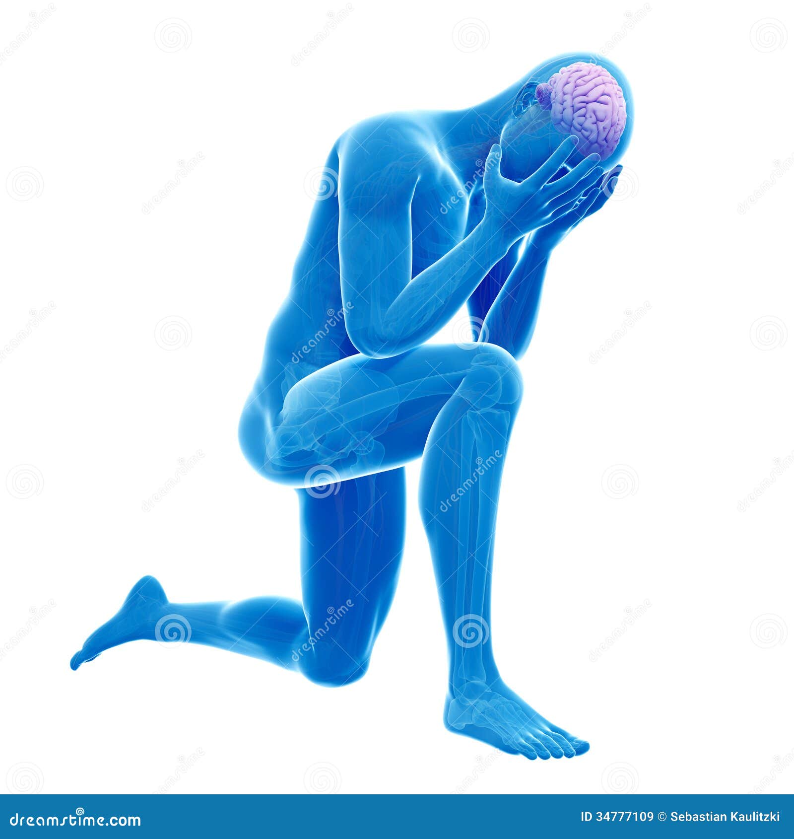 Depression illustration stock illustration. Illustration of depression ...
