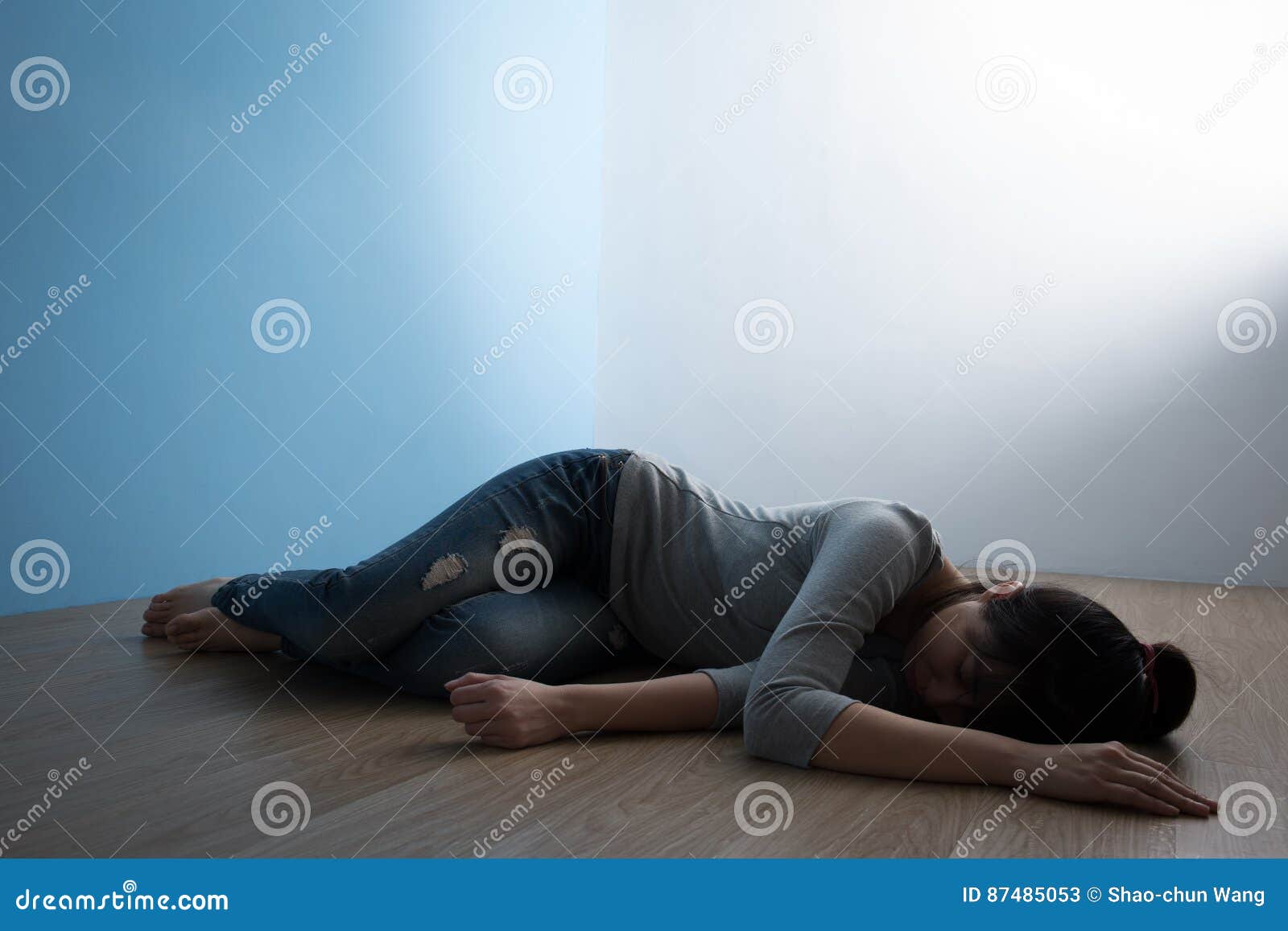 The depression woman stock image. Image of depression - 87485053