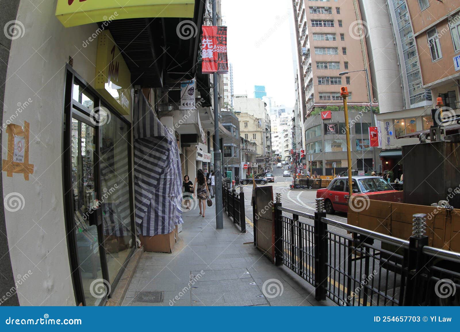 The Street View of the Central, Hong Kong 18 Dept 2011 Editorial Stock ...