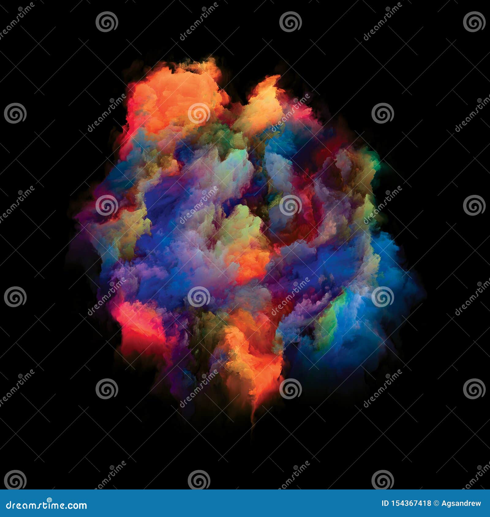 Depth of Color stock illustration. Illustration of paint - 154367418