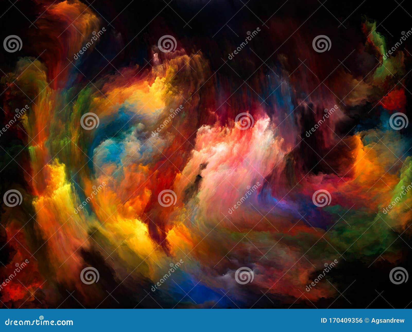 Depth of Color Motion stock illustration. Illustration of ethereal ...