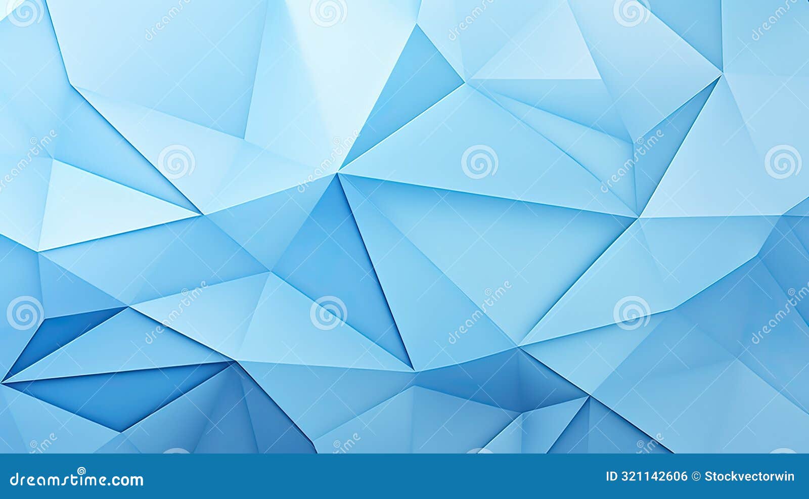 Depth Light Blue Geometric Pattern Stock Illustration - Illustration of ...
