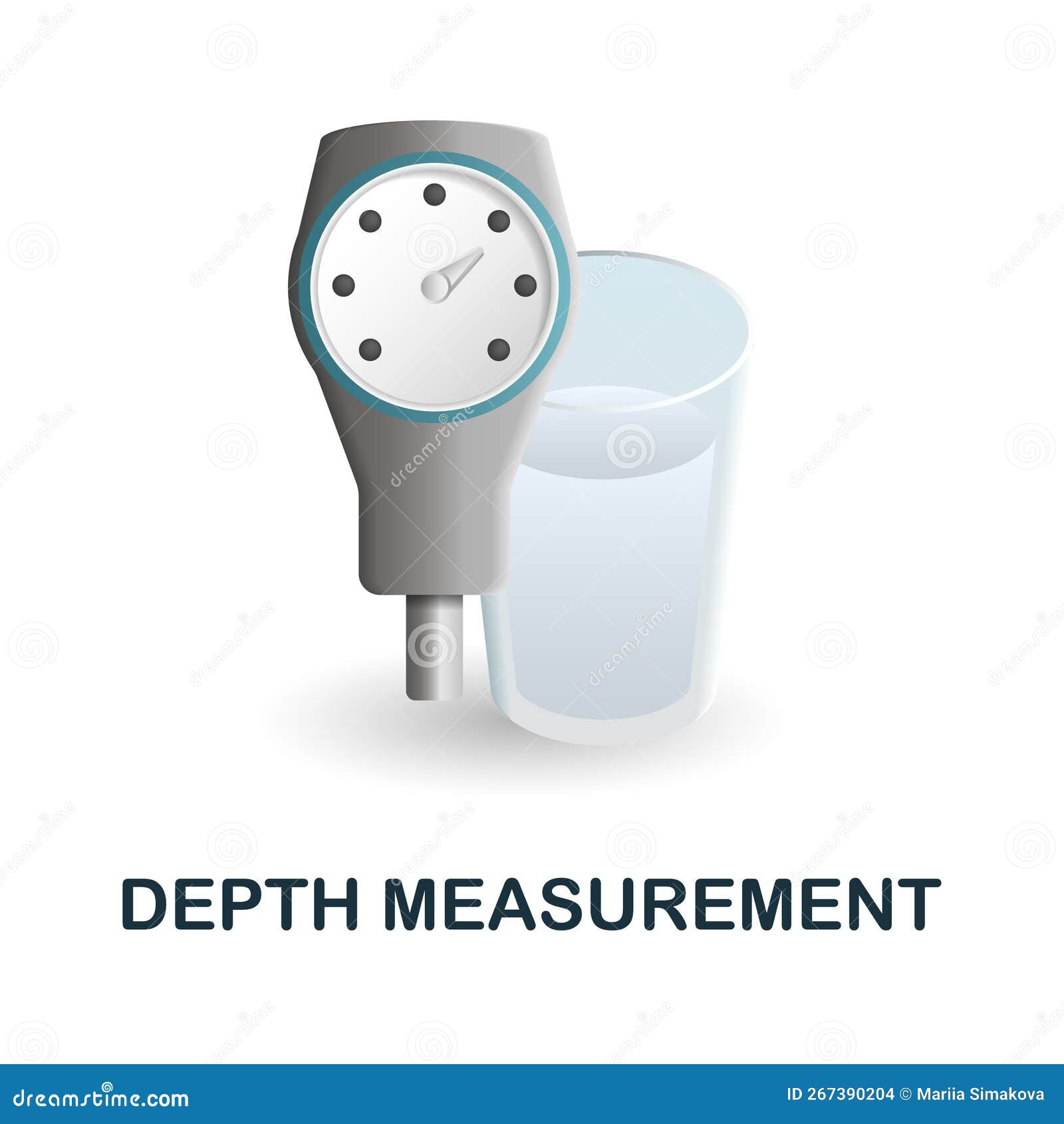 Depth Measurement Icon. Monochrome Style Design From Measurement Icon ...
