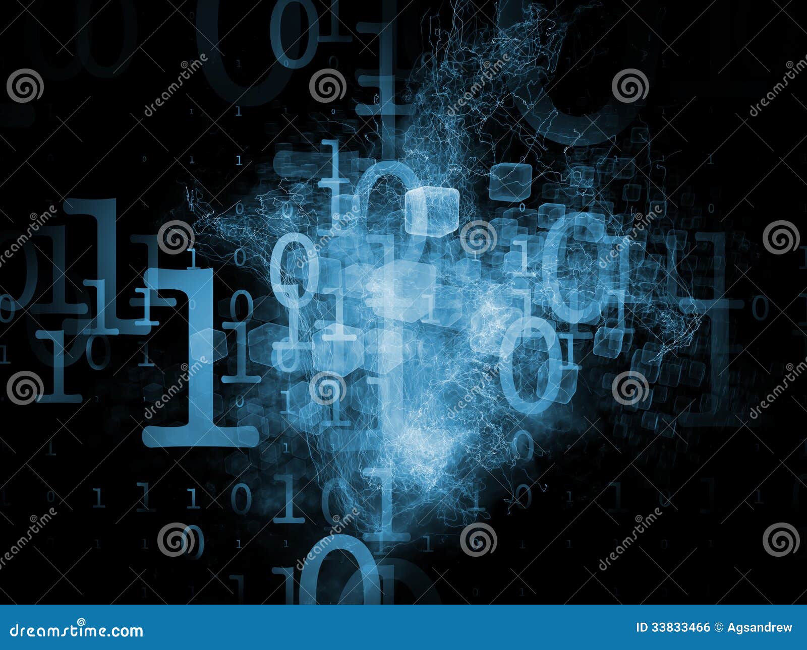 Depth of Numbers stock photo. Image of blue, integer - 33833466