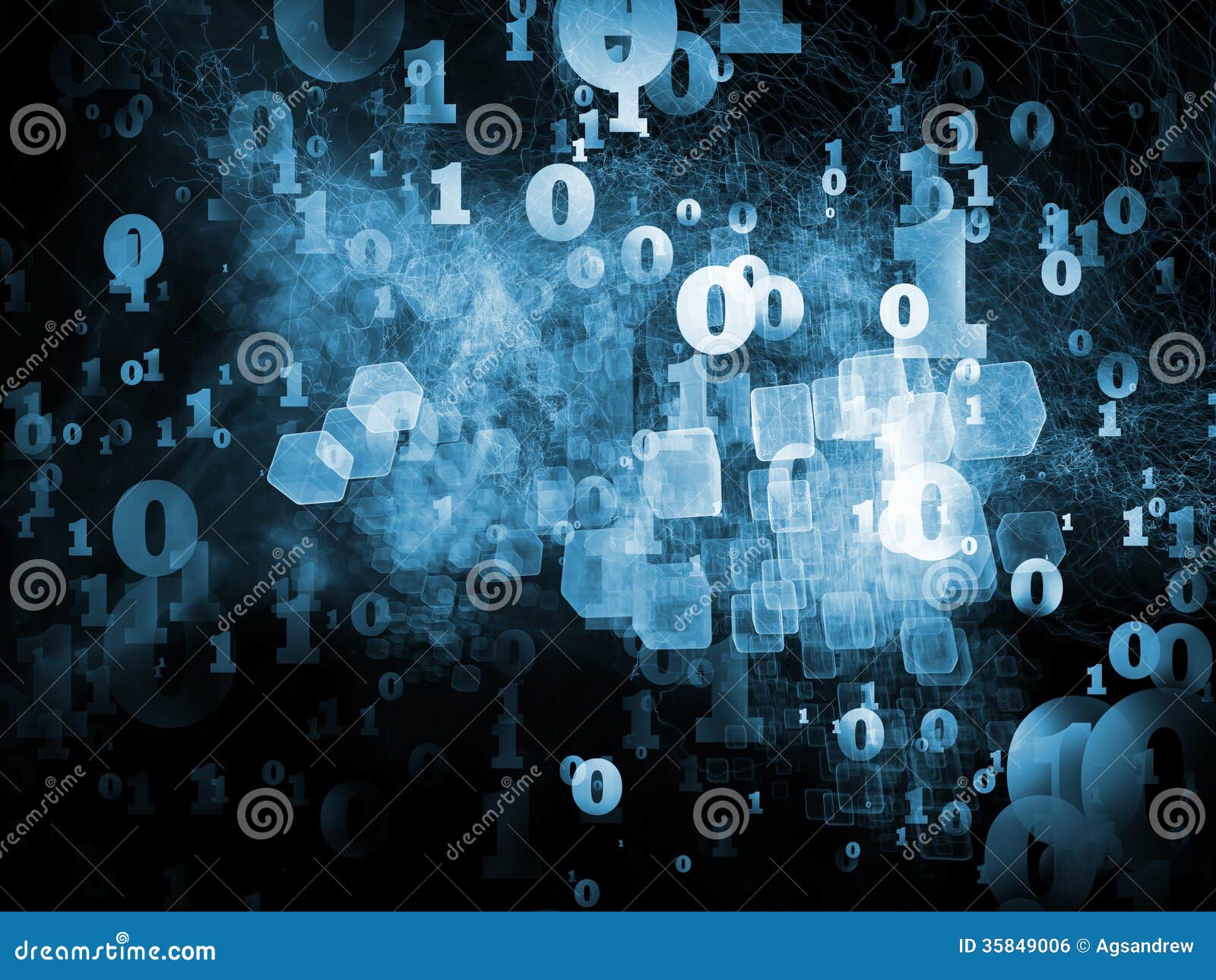 Depth of Numbers stock illustration. Illustration of calculation - 35849006