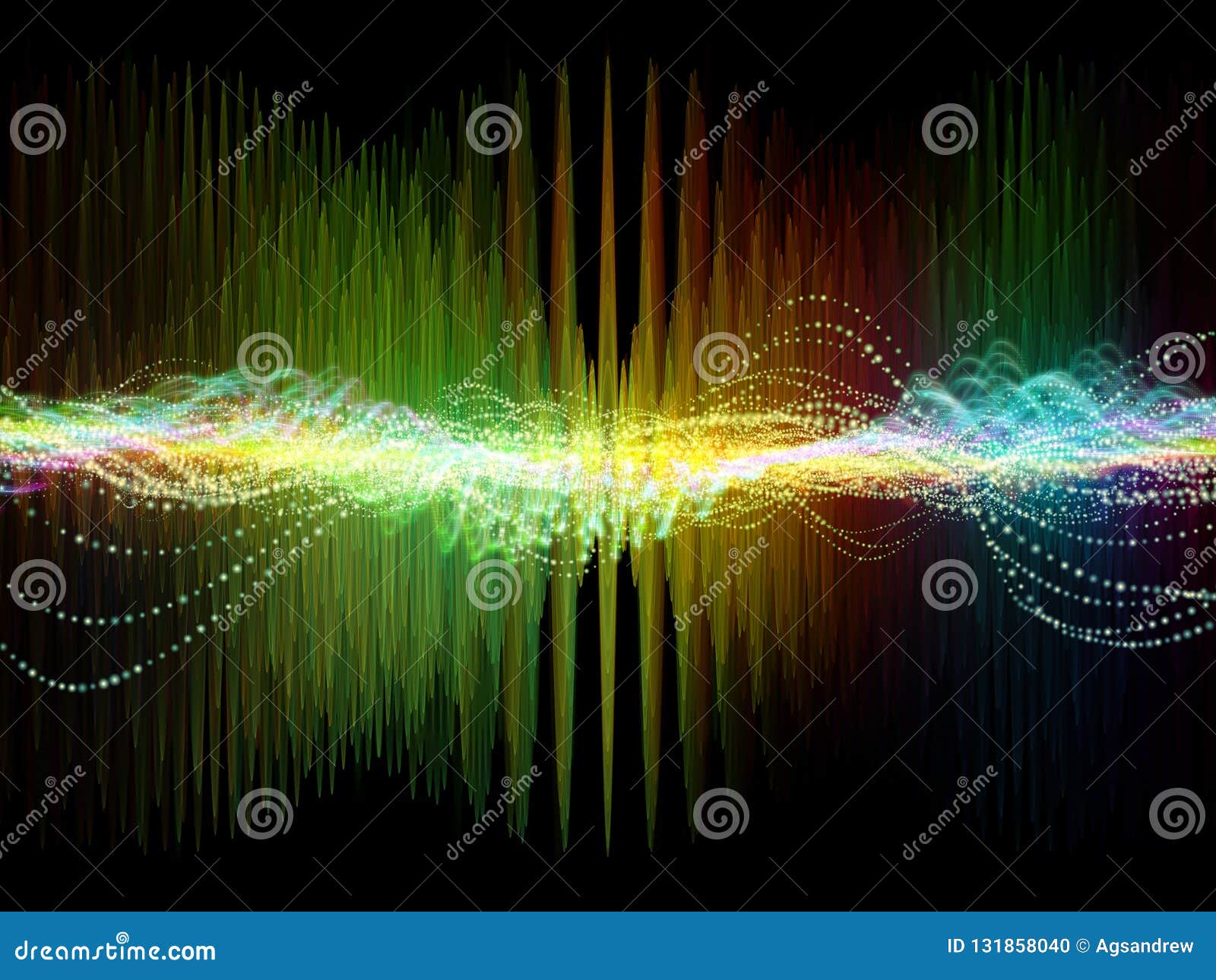 Depth of Oscillation stock illustration. Illustration of music - 131858040