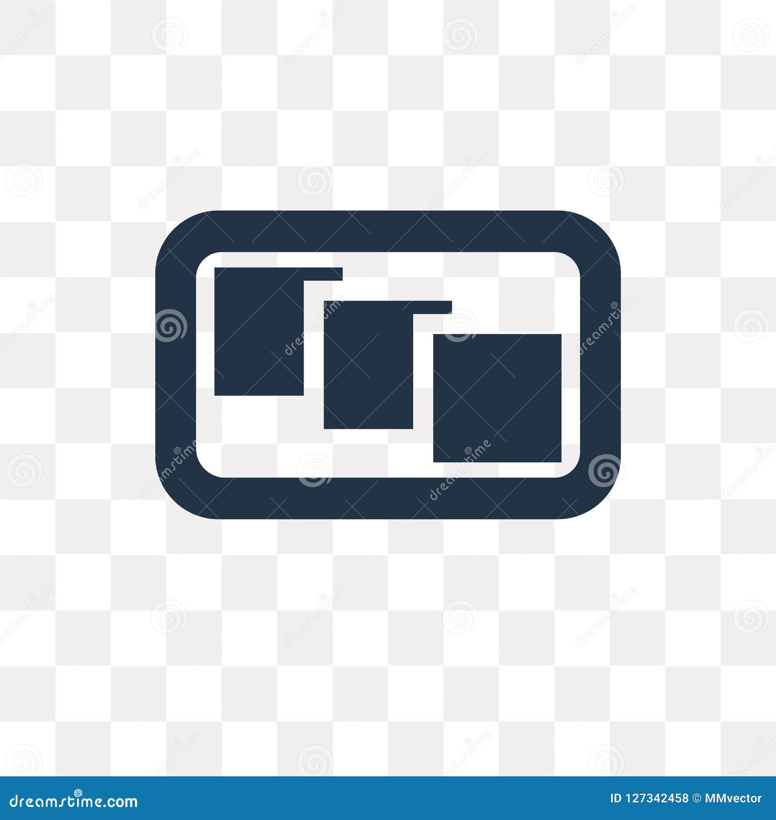 Depth Perception Vector Icon Isolated on Transparent Background, Depth ...