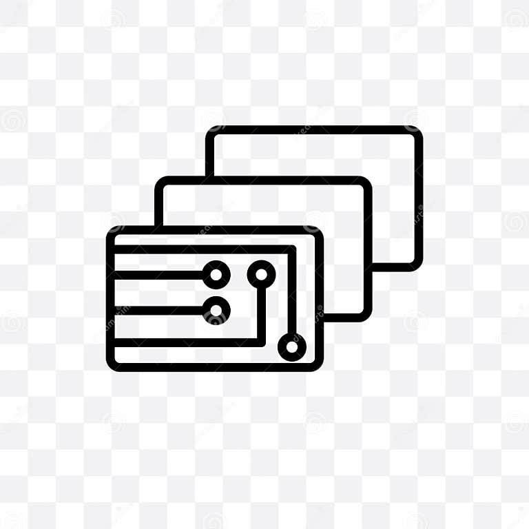 Depth Perception Vector Linear Icon Isolated on Transparent Background ...