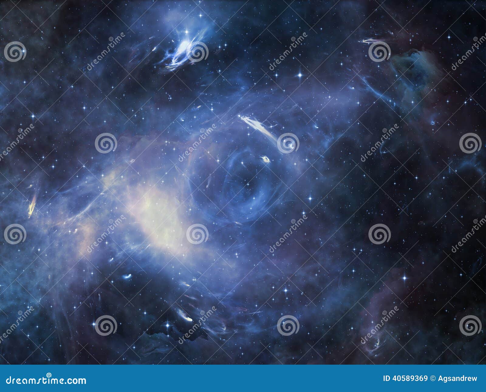 Depth of Space stock illustration. Illustration of composition - 40589369