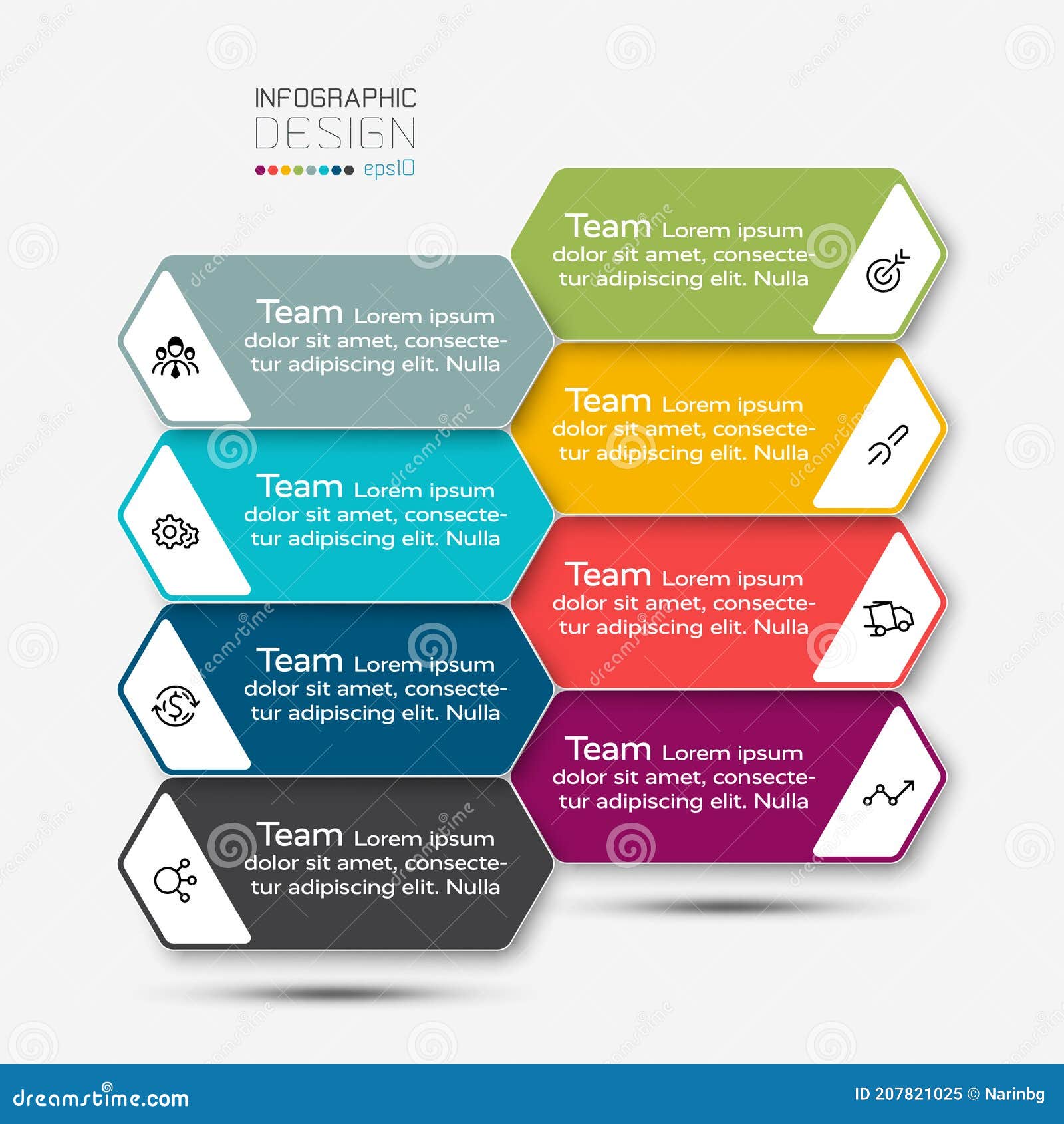 Der Arbeitsprozess Wird in Einem Sechseckigen System Analysiert Oder ...