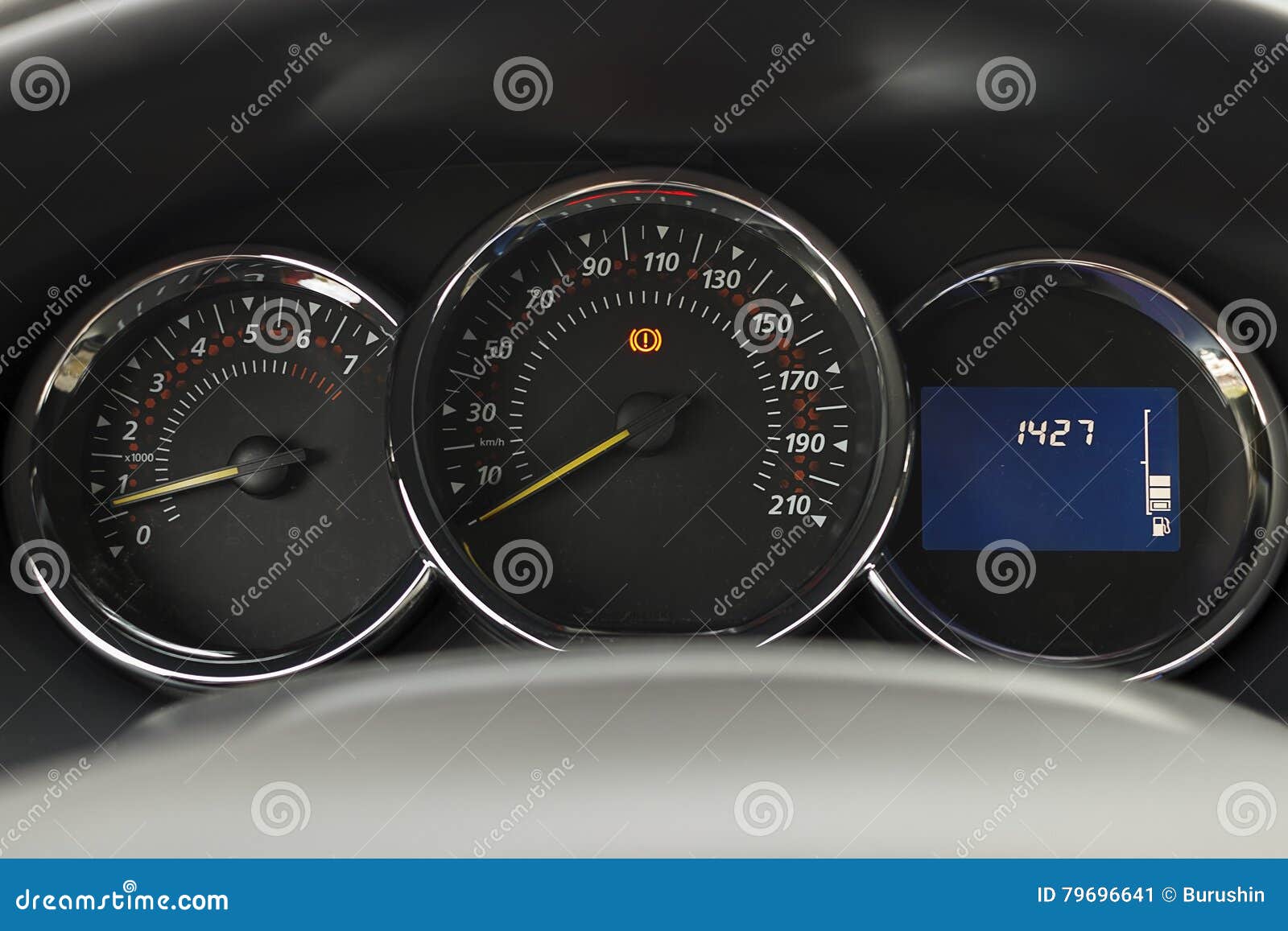 Der Armaturenbrett Des Autos Stockbild - Bild von ...